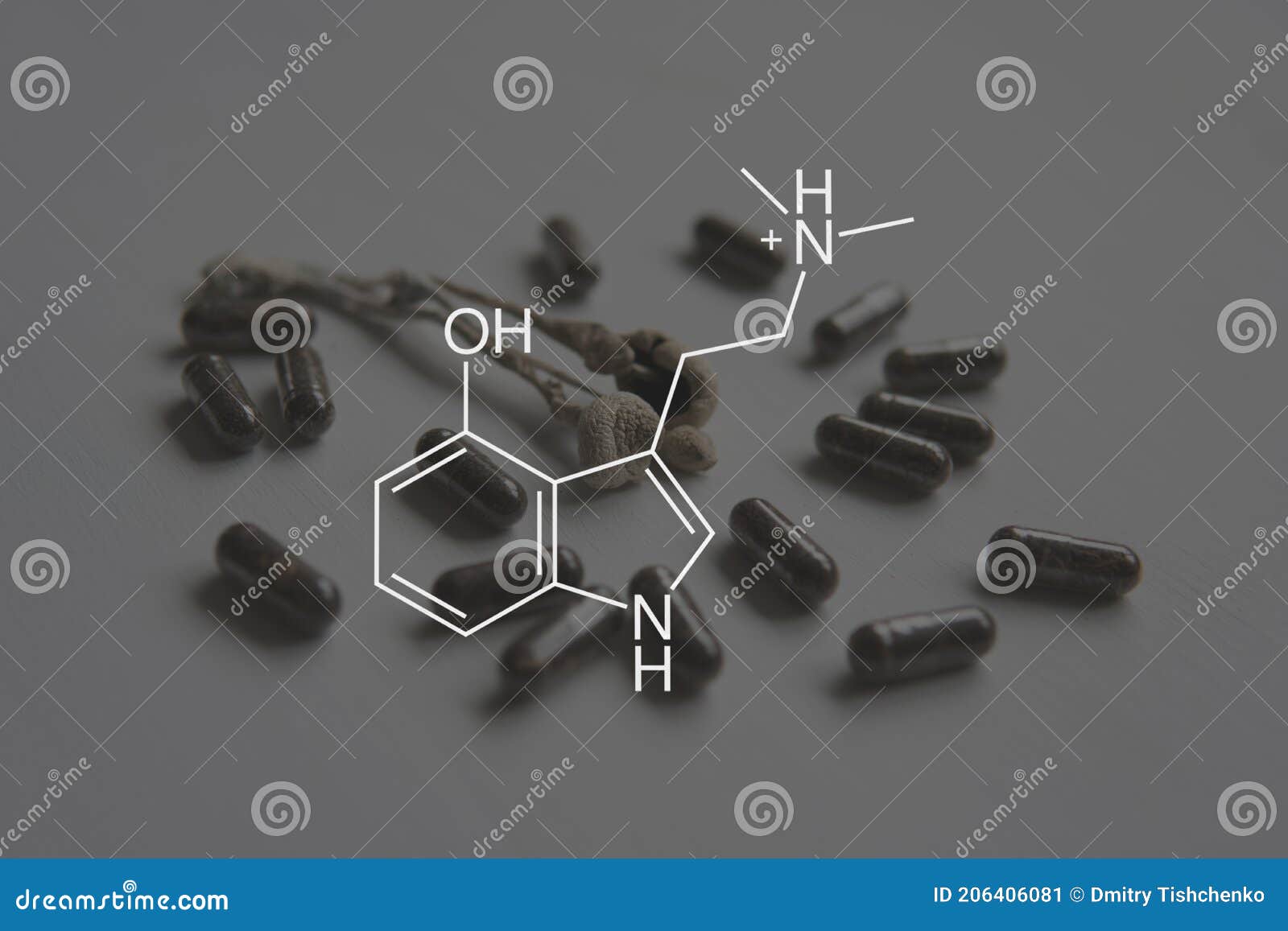 Psilocin Mushrooms Formula. Psychoactive Natural Drug Stock Image ... Psilocin Mushrooms Formula. Psychoactive Natural Drug Stock Image ...