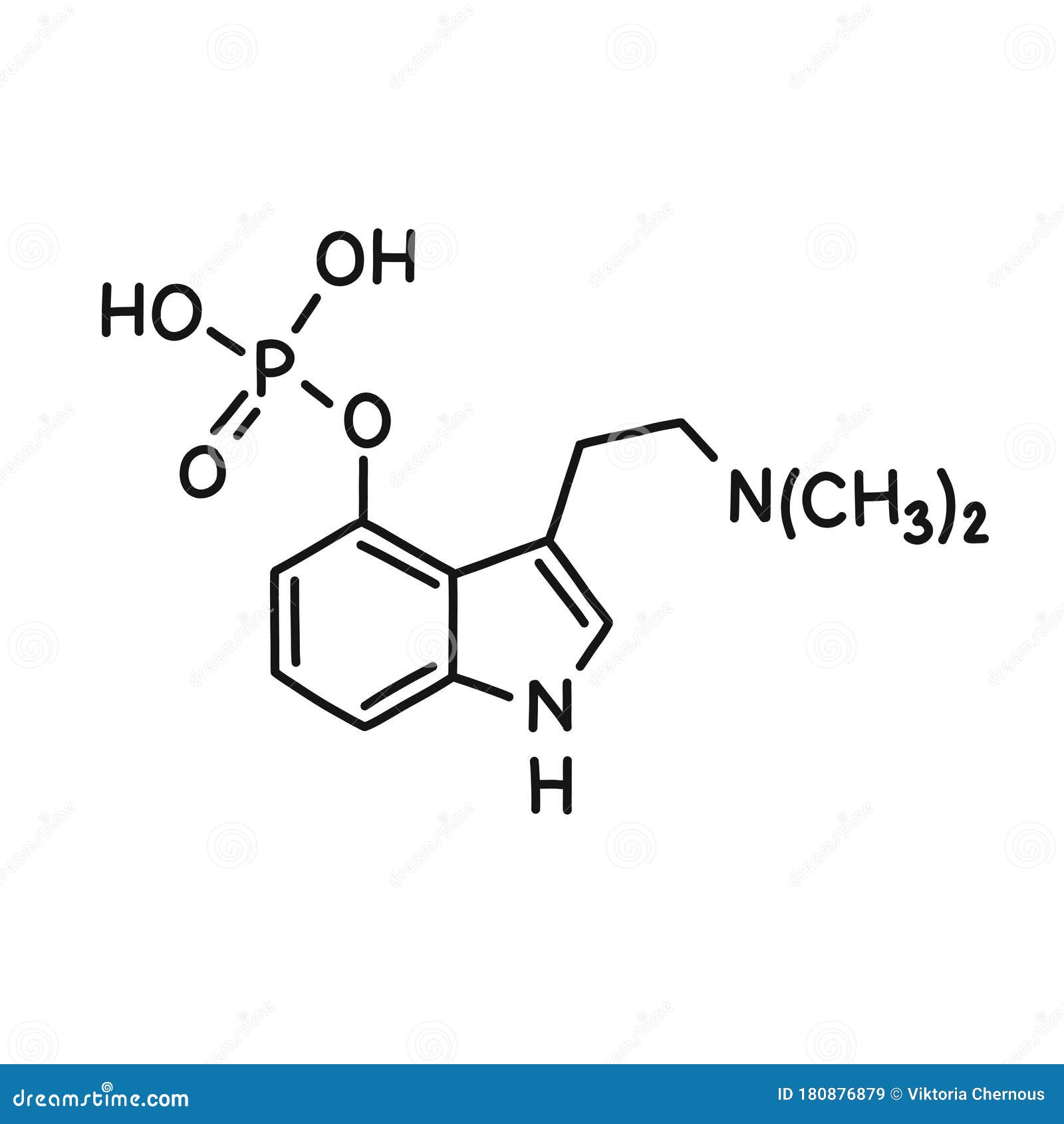 Psilocybin Chemical Formula Doodle Icon, Vector Illustration Stock ... Psilocybin Chemical Formula Doodle Icon, Vector Illustration Stock ...
