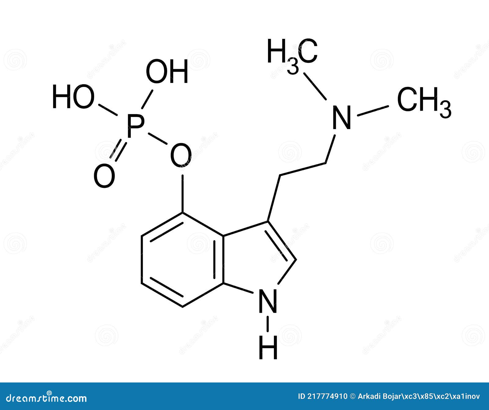 Psilocybin Molecule, Vector Chemical Formula Stock Vector ... Psilocybin Molecule, Vector Chemical Formula Stock Vector ...