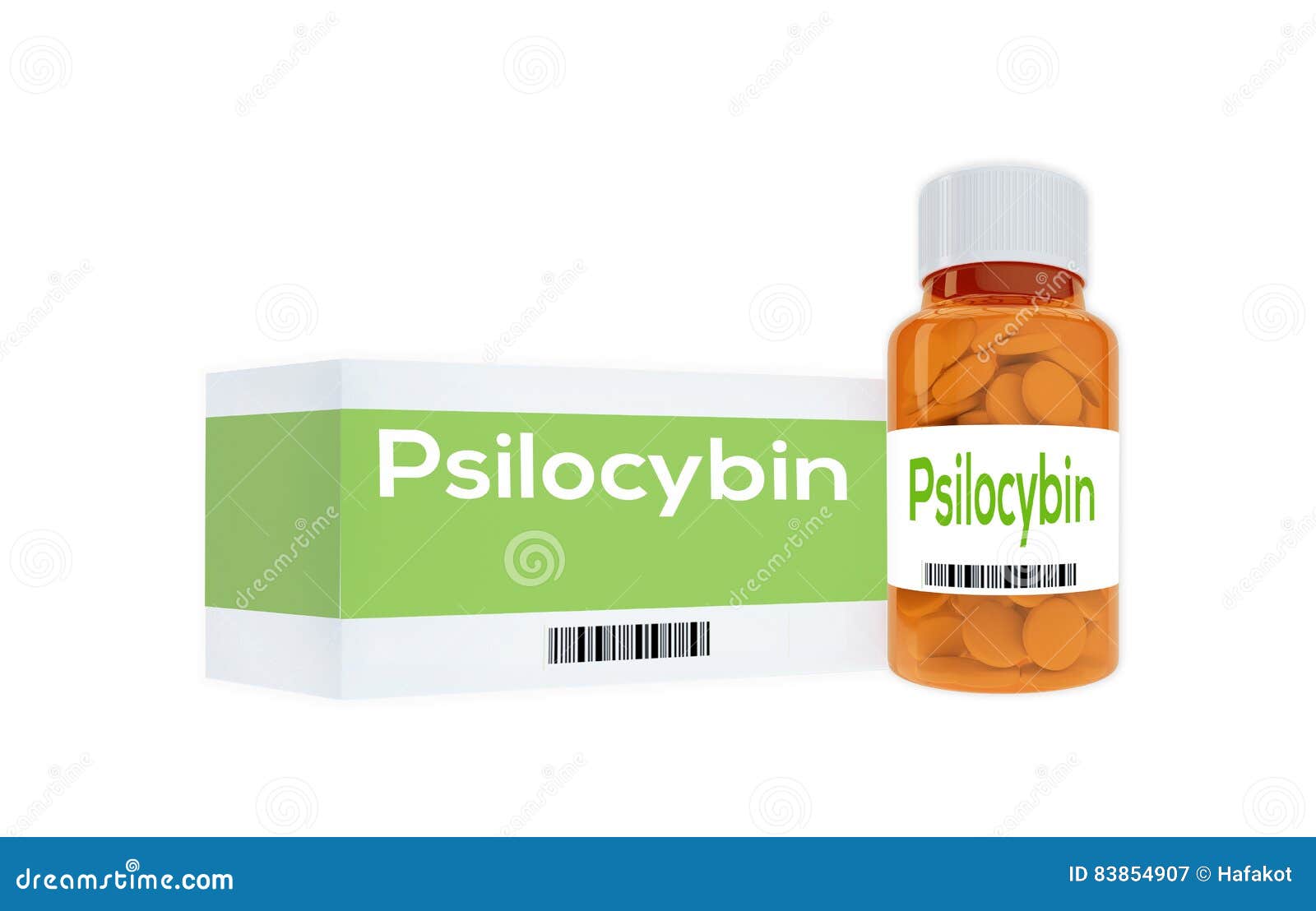 Psilocybin - Narcotic Concept Stock Illustration - Illustration of ...