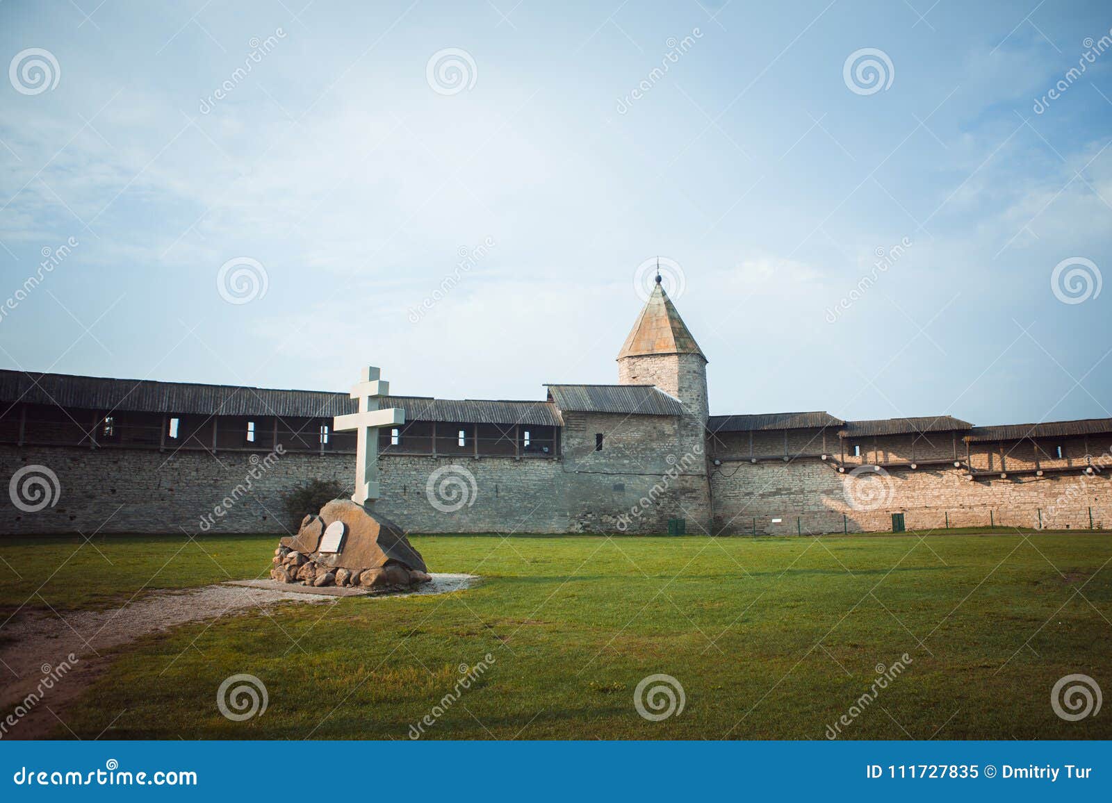 Pskov Kremlin, an Ancient Citadel in Russia Stock Image - Image of ...