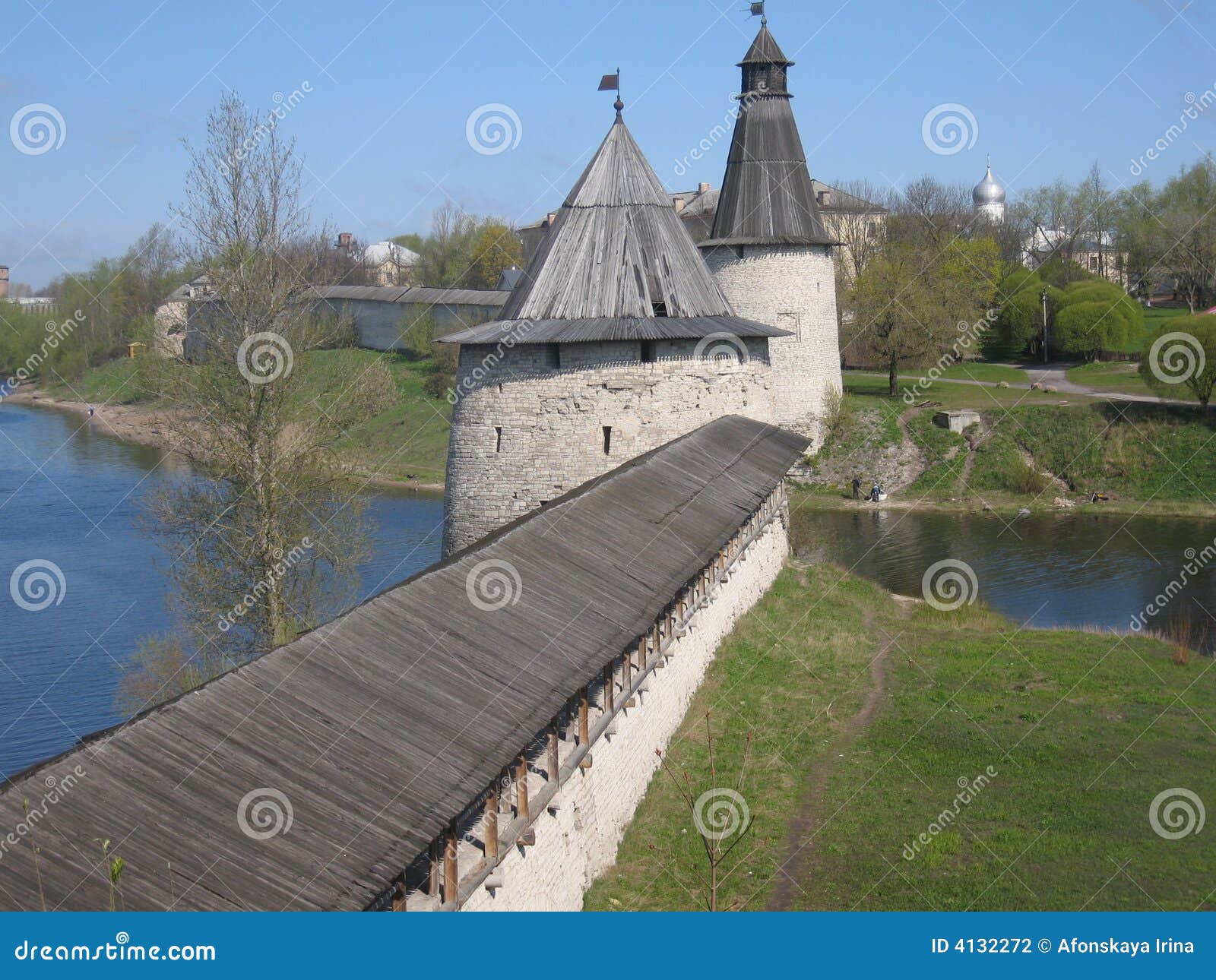 Pskov, Russia stock photo. Image of historic, pskov, building - 4132272