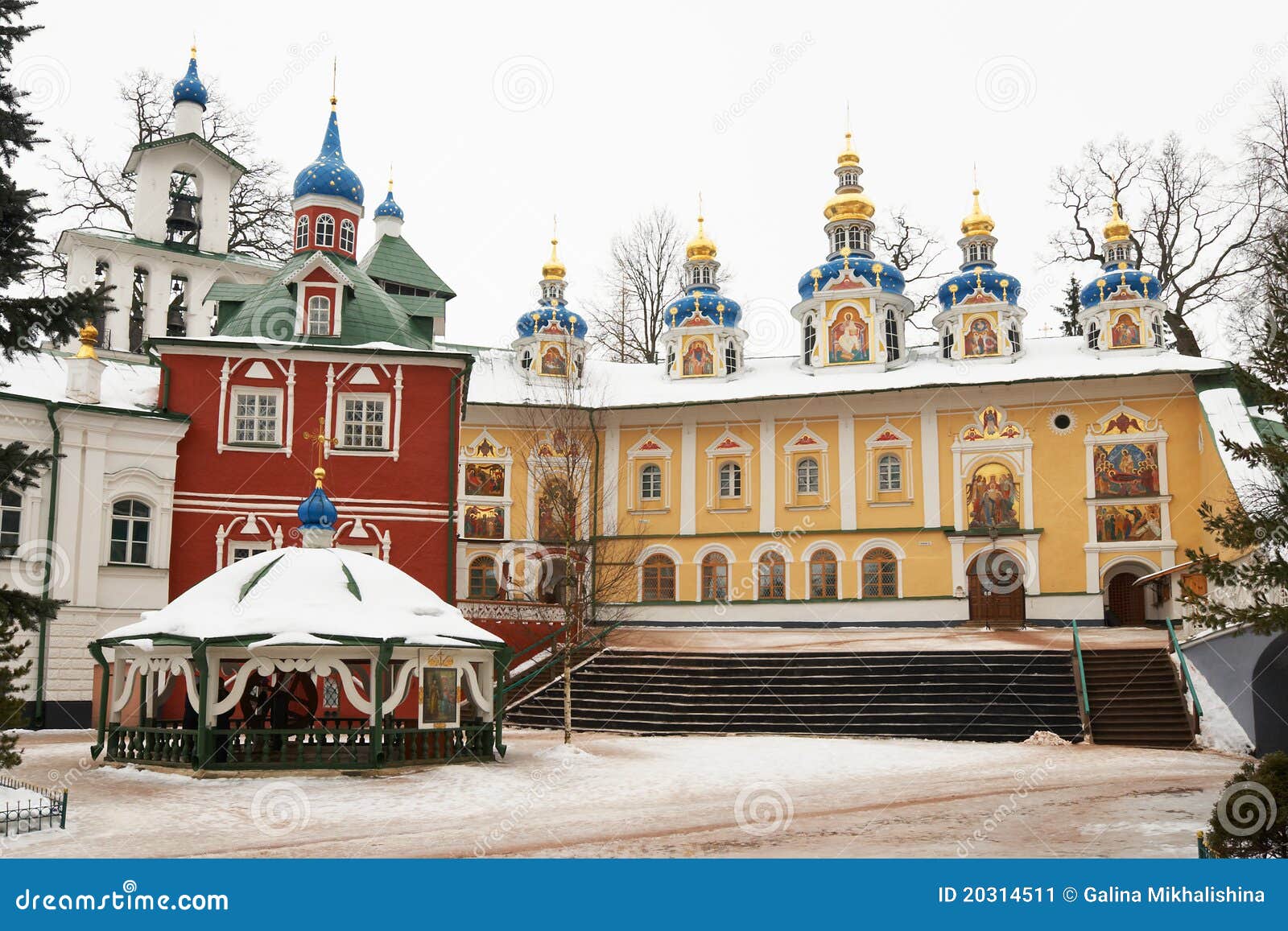 Pskovo-Pechersky monastery stock image. Image of pechersky - 20314511