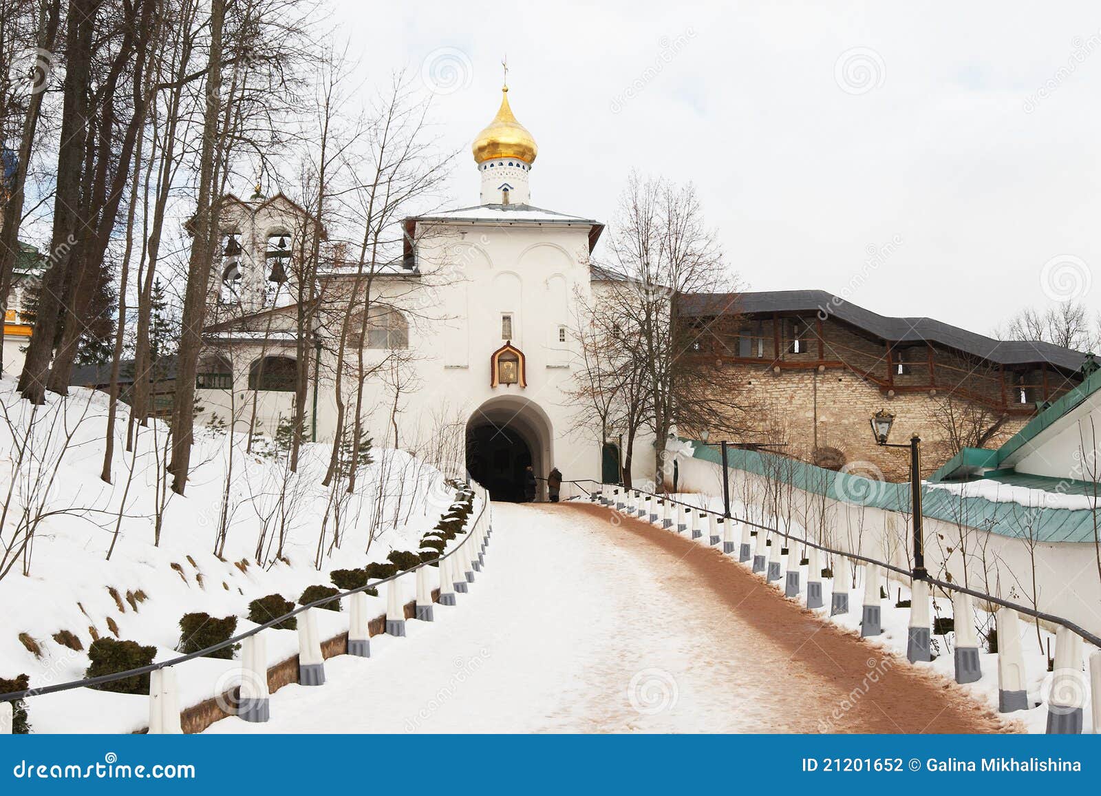 Pskovo-Pechersky monastery stock photo. Image of dormition - 21201652