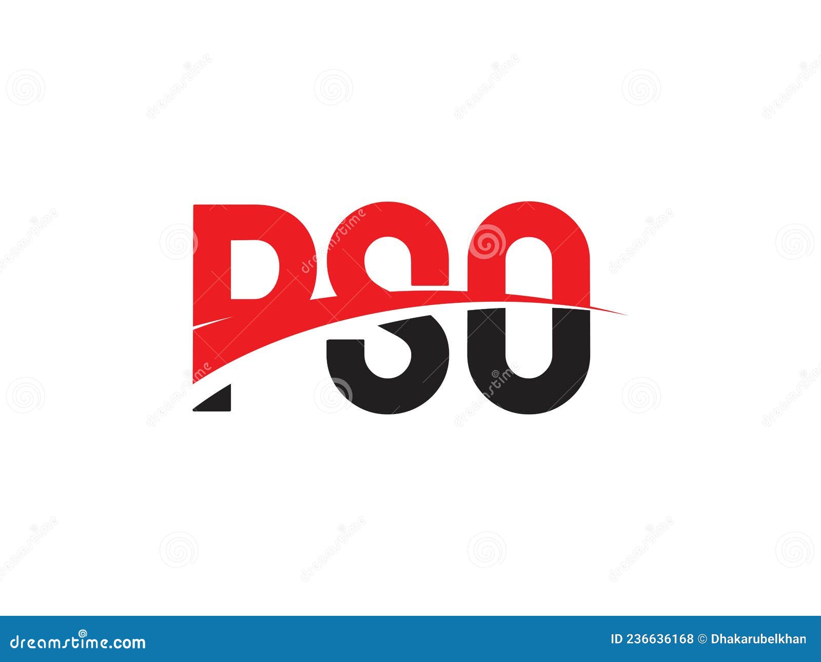 PSO Letter Initial Logo Design Vector Illustration Stock Vector ...
