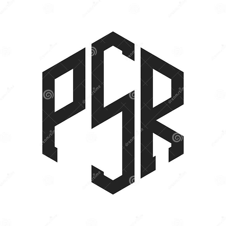 PSR Logo Design. Initial Letter PSR Monogram Logo Using Hexagon Shape ...