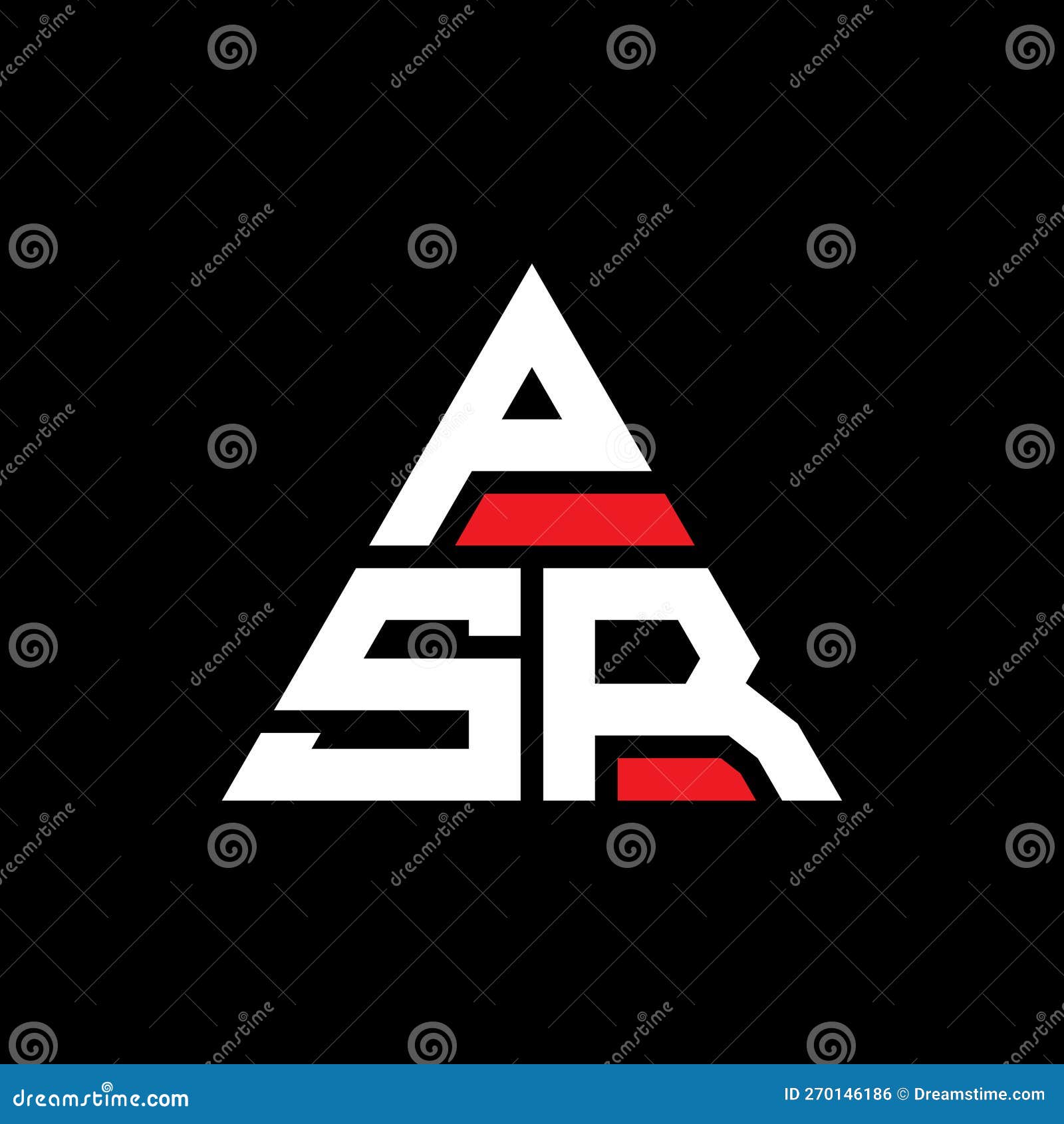 PSR Triangle Letter Logo Design with Triangle Shape. PSR Triangle Logo ...