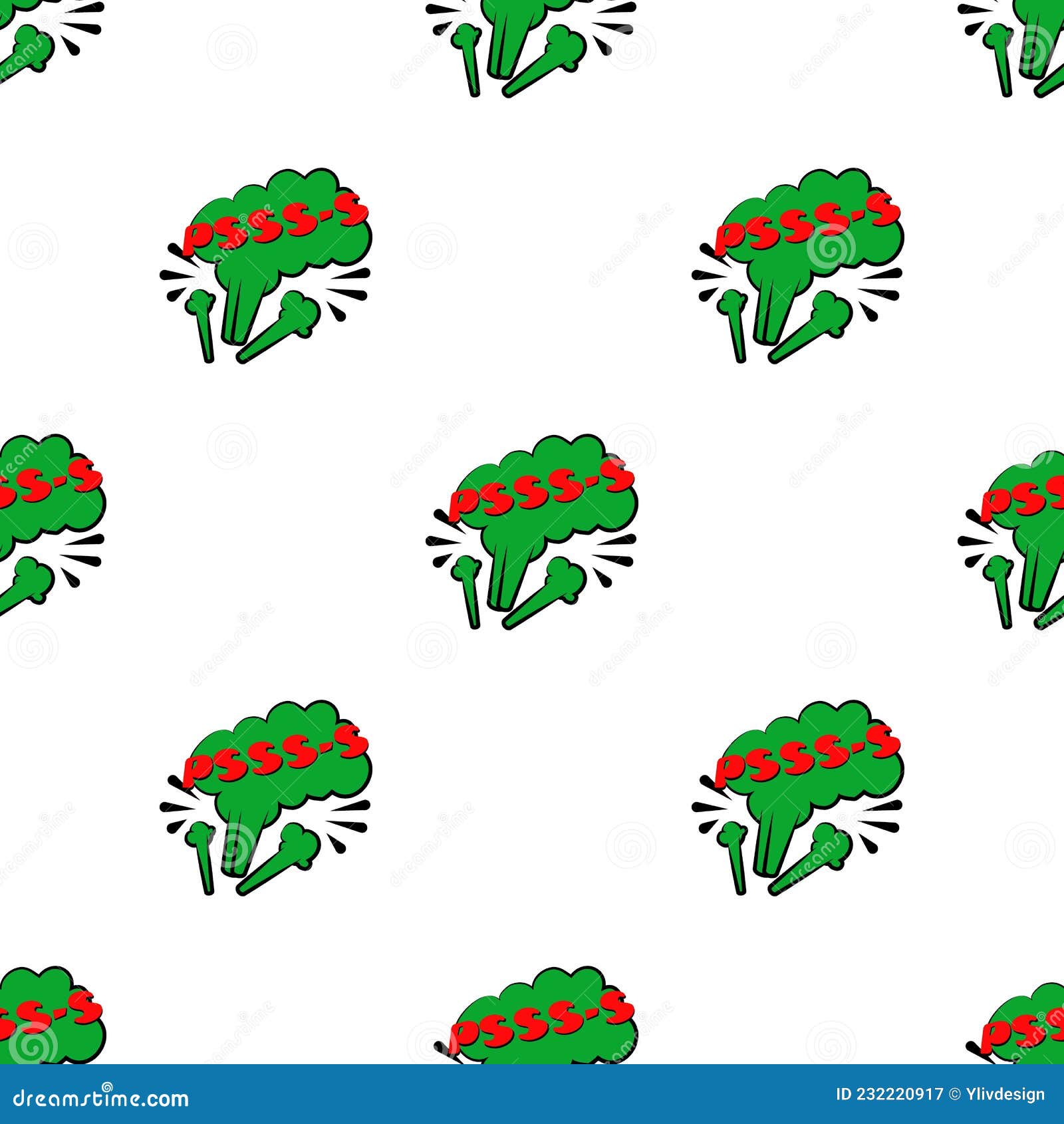 Pss-s Sound Effect Pattern Seamless Vector Stock Vector - Illustration ...