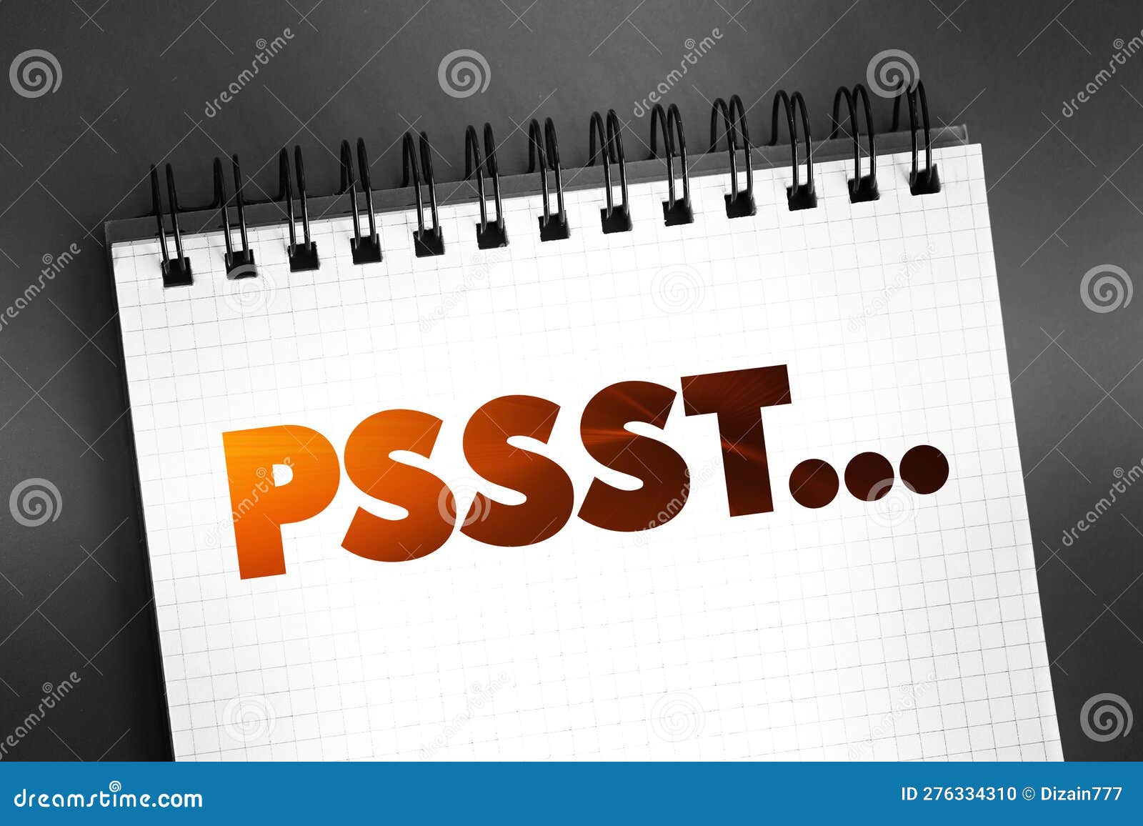 Pssst. Text Quote On Keyboard, Concept Background Royalty-Free Stock ...