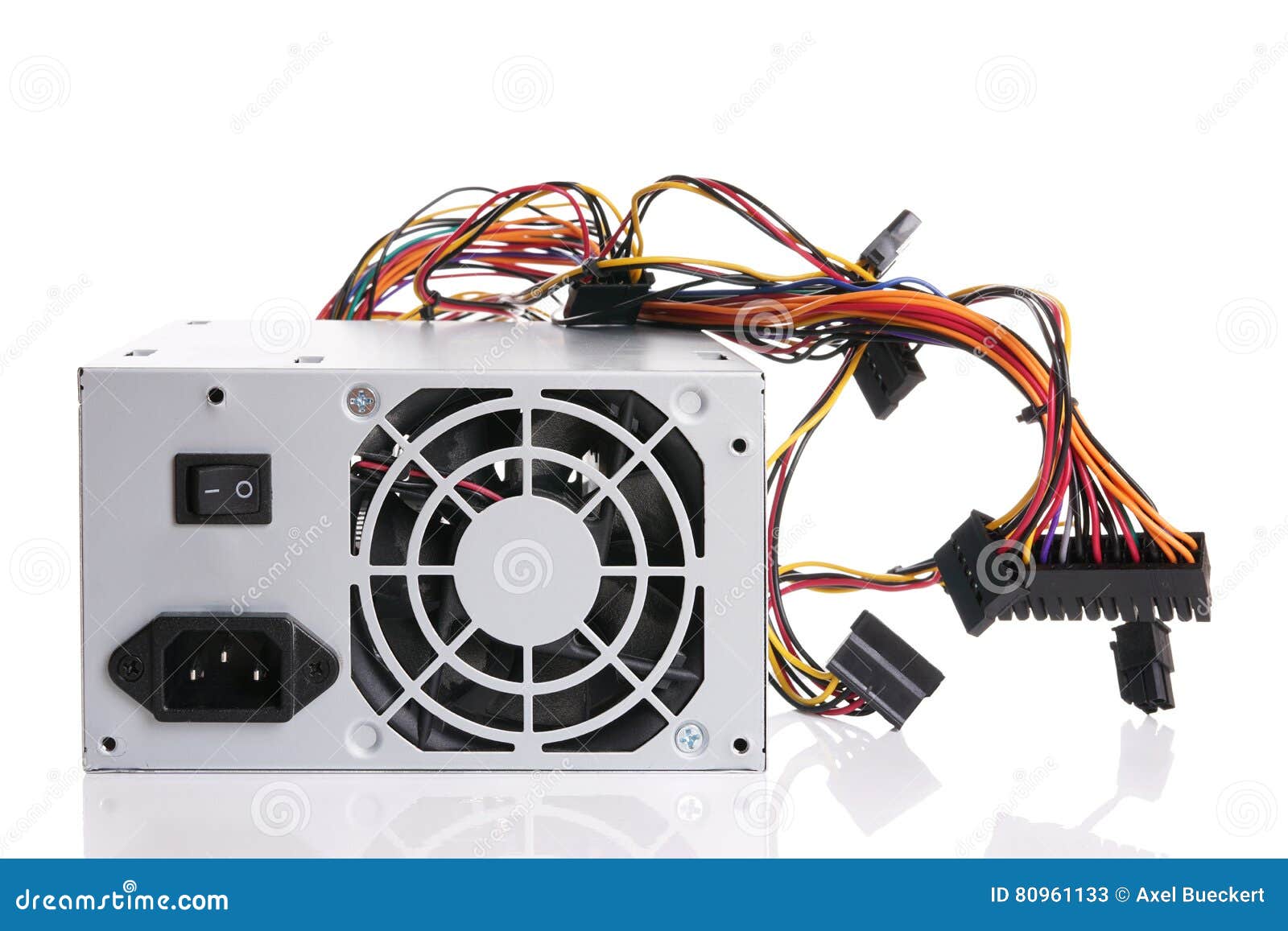 PSU Power Supply Unit for Computer Stock Image - Image of hardware ...
