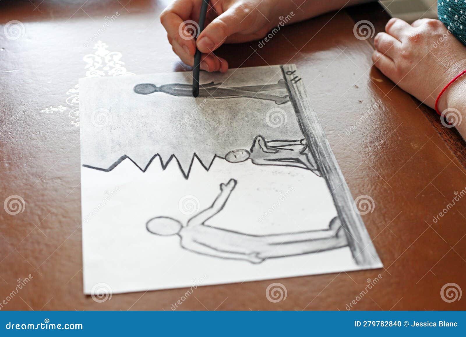 Psy Therapist drawing stock photo. Image of drawing - 279782840