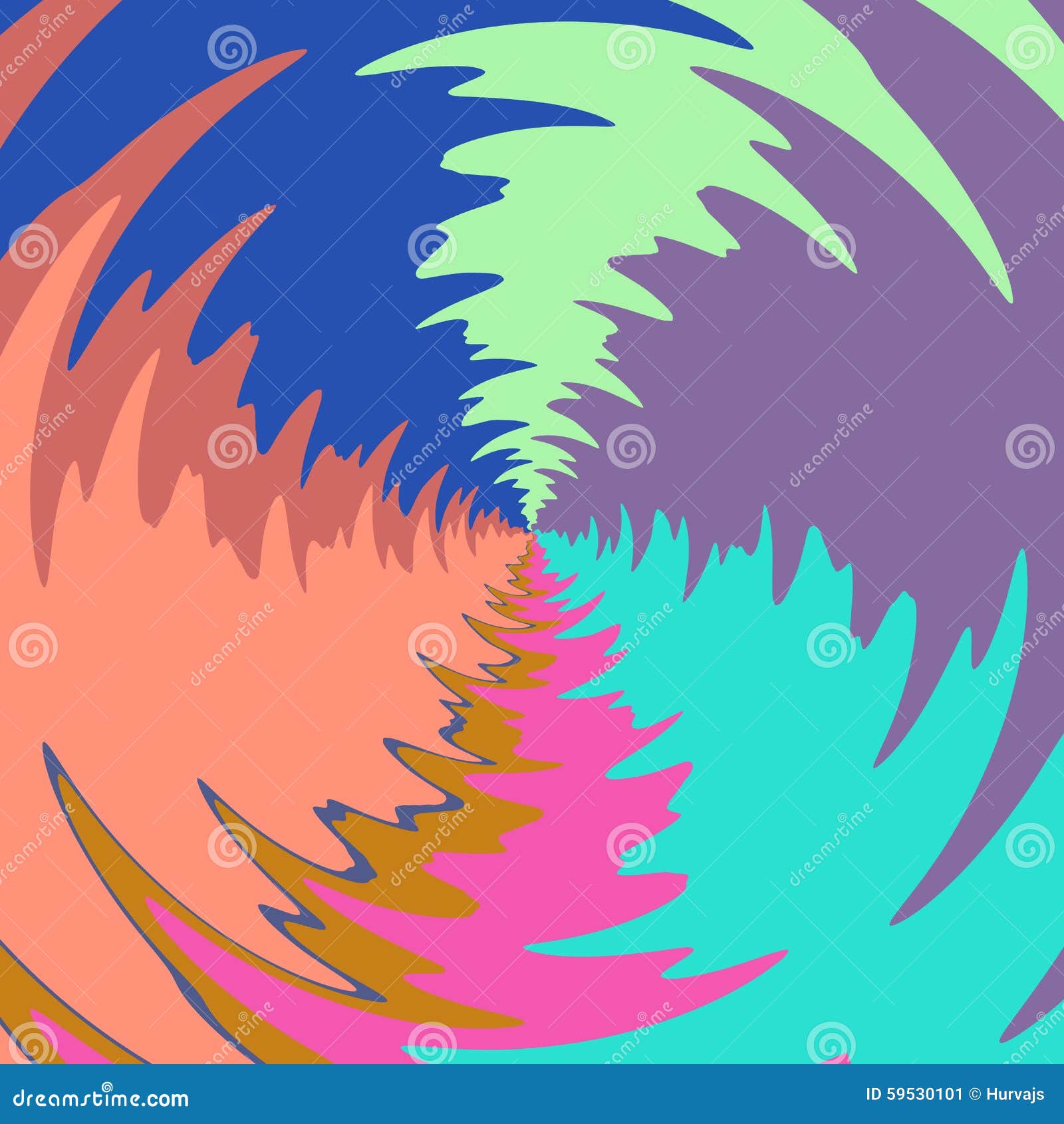 Psychadelic Abstract Illustration Background Stock Illustration ...