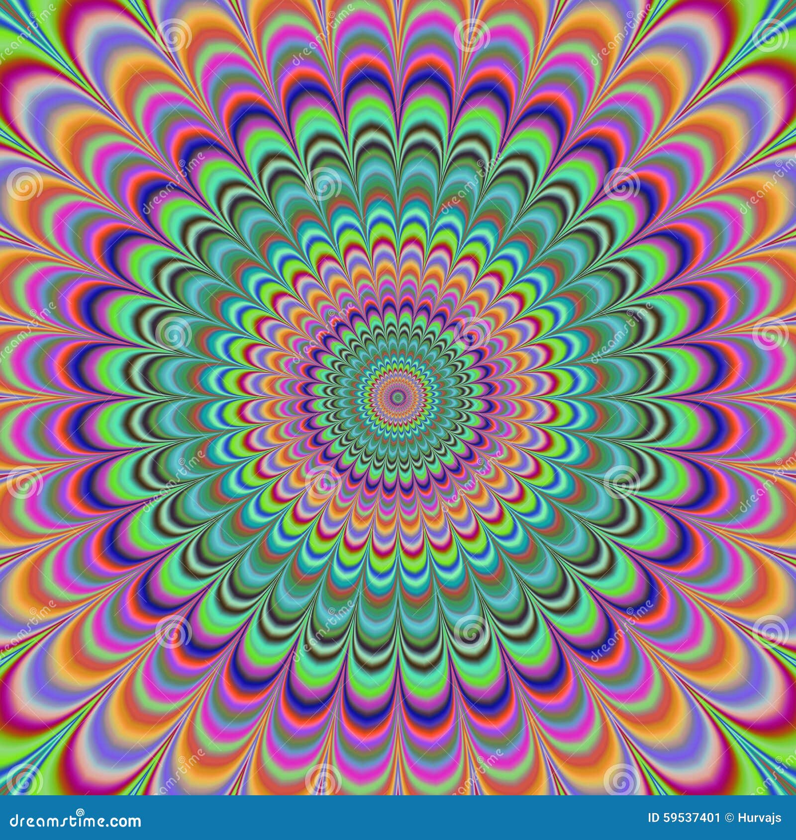 Psychadelic Abstract Illustration Background Stock Illustration ...