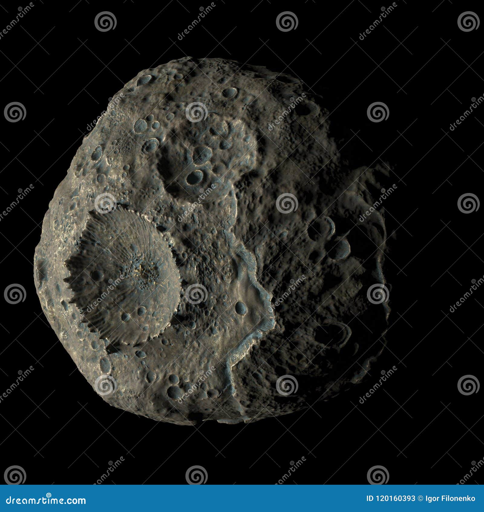 16 Psyche Metal Asteroid Royalty-Free Stock Photography | CartoonDealer ...
