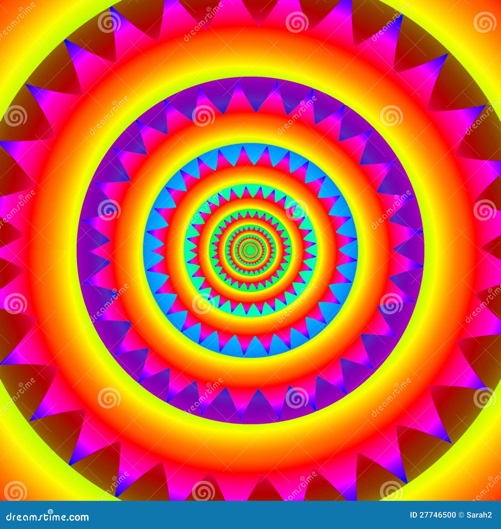 Psychedelic Abstract Background - Retro Style Stock Photo - Image of ...