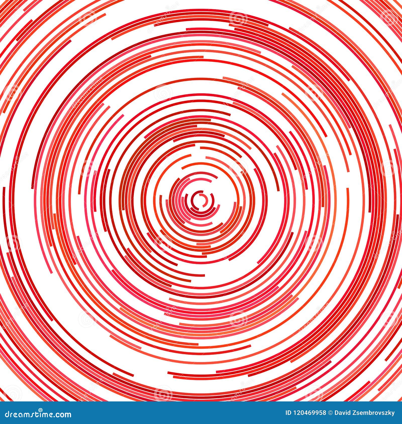 Psychedelic Abstract Half Circle Background Stock Vector - Illustration of circles, effect ...