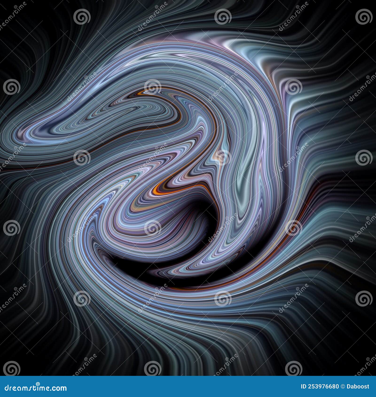 Psychedelic Abstract Texture Composed of Flowing Stripes Stock ...