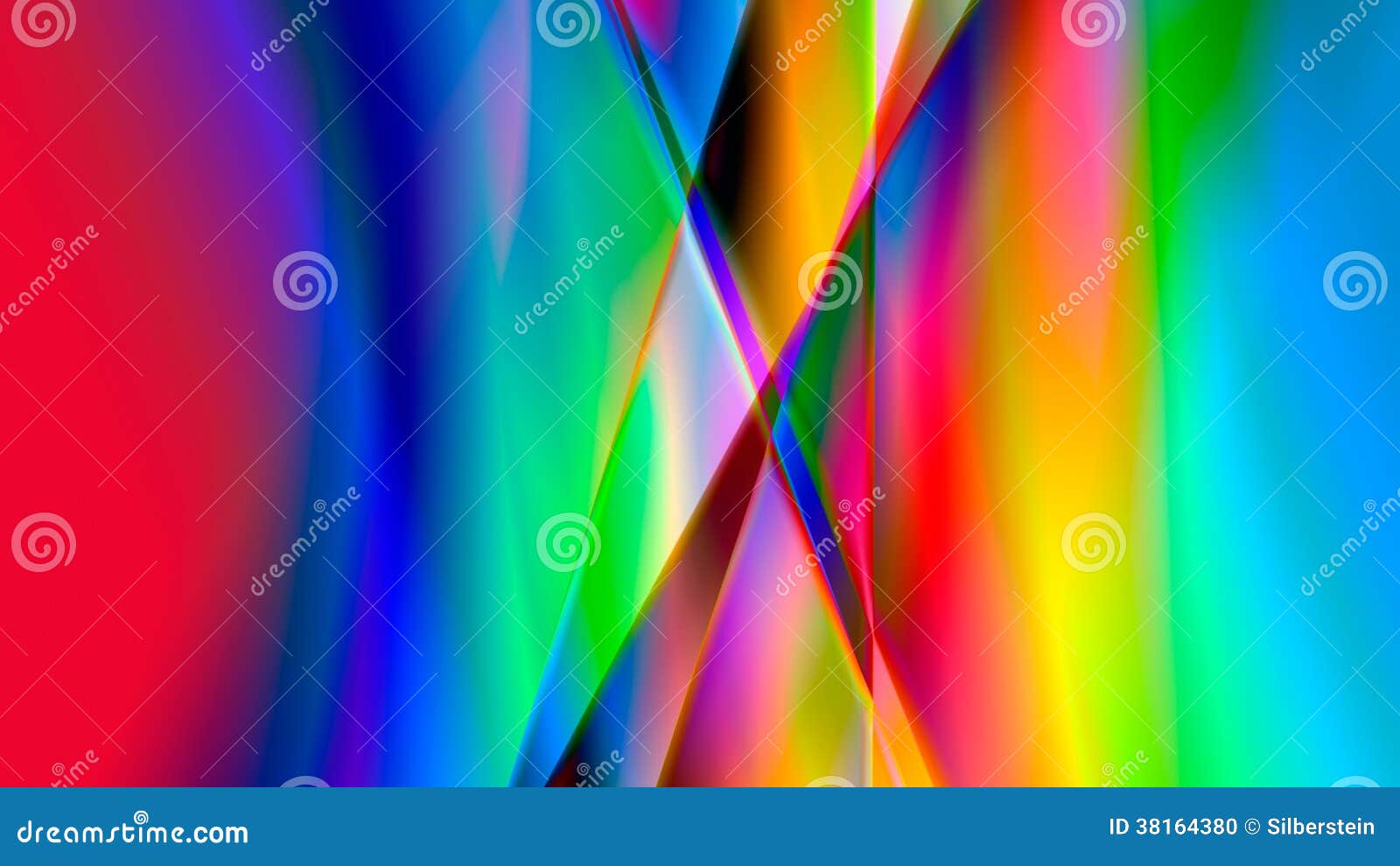 Psychedelic Abstract Formed By Light Interference On The Surface Of A ...
