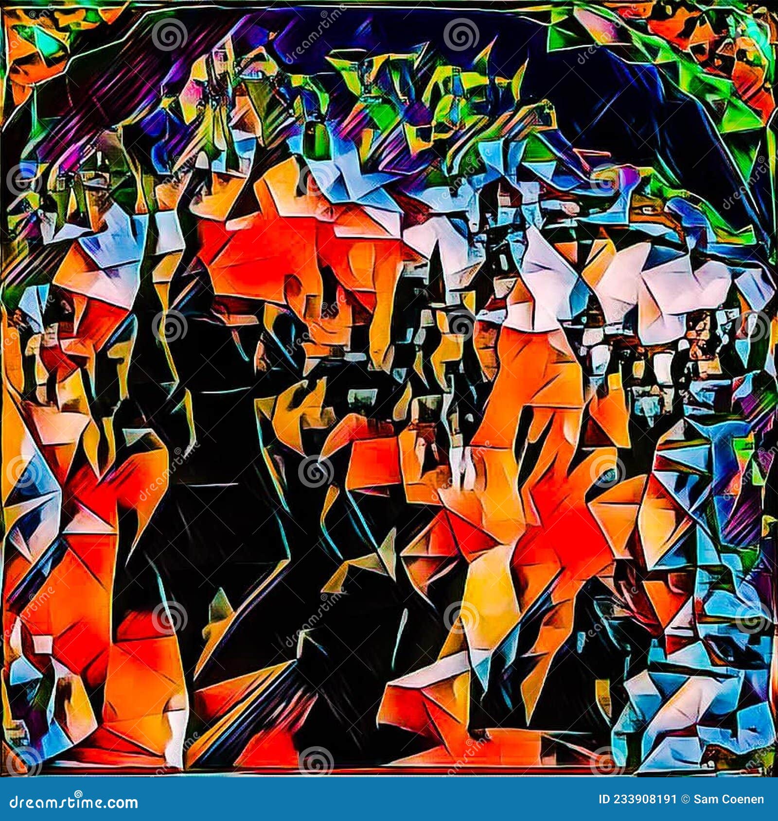 Psychedelic Artwork Trippy Art Modern Dark Stock Image - Image of ...