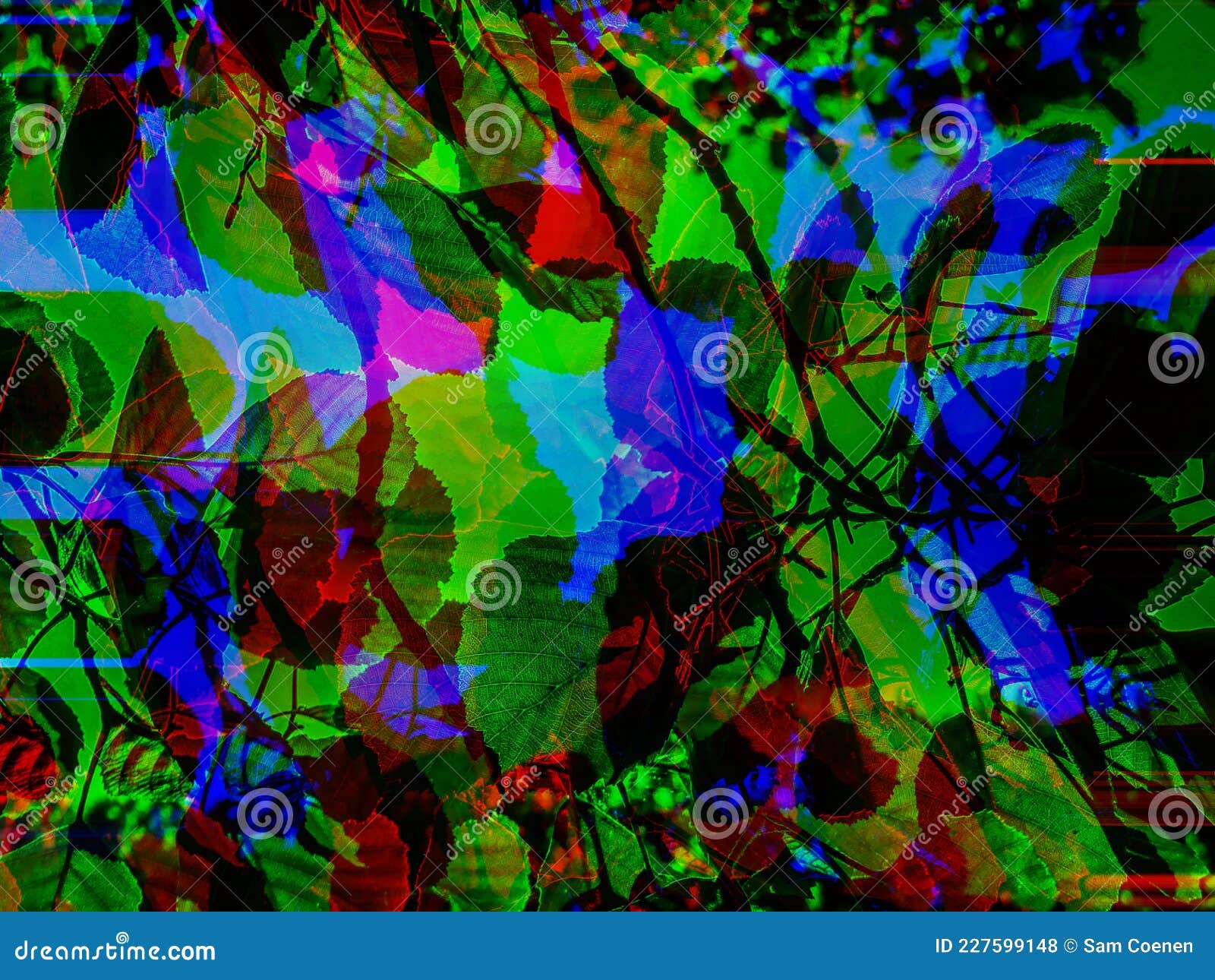 Psychedelic Artwork Trippy Art Modern Rainbow Light Pride Stock Photo ...