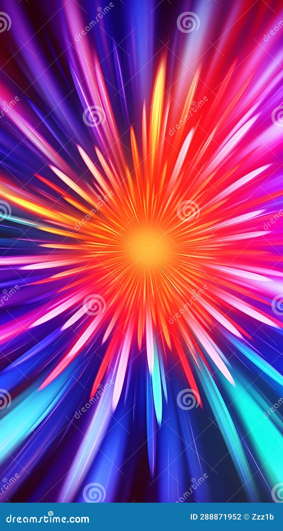 Psychedelic Background with Clean Smooth Neon Colored Shapes, Neural ...