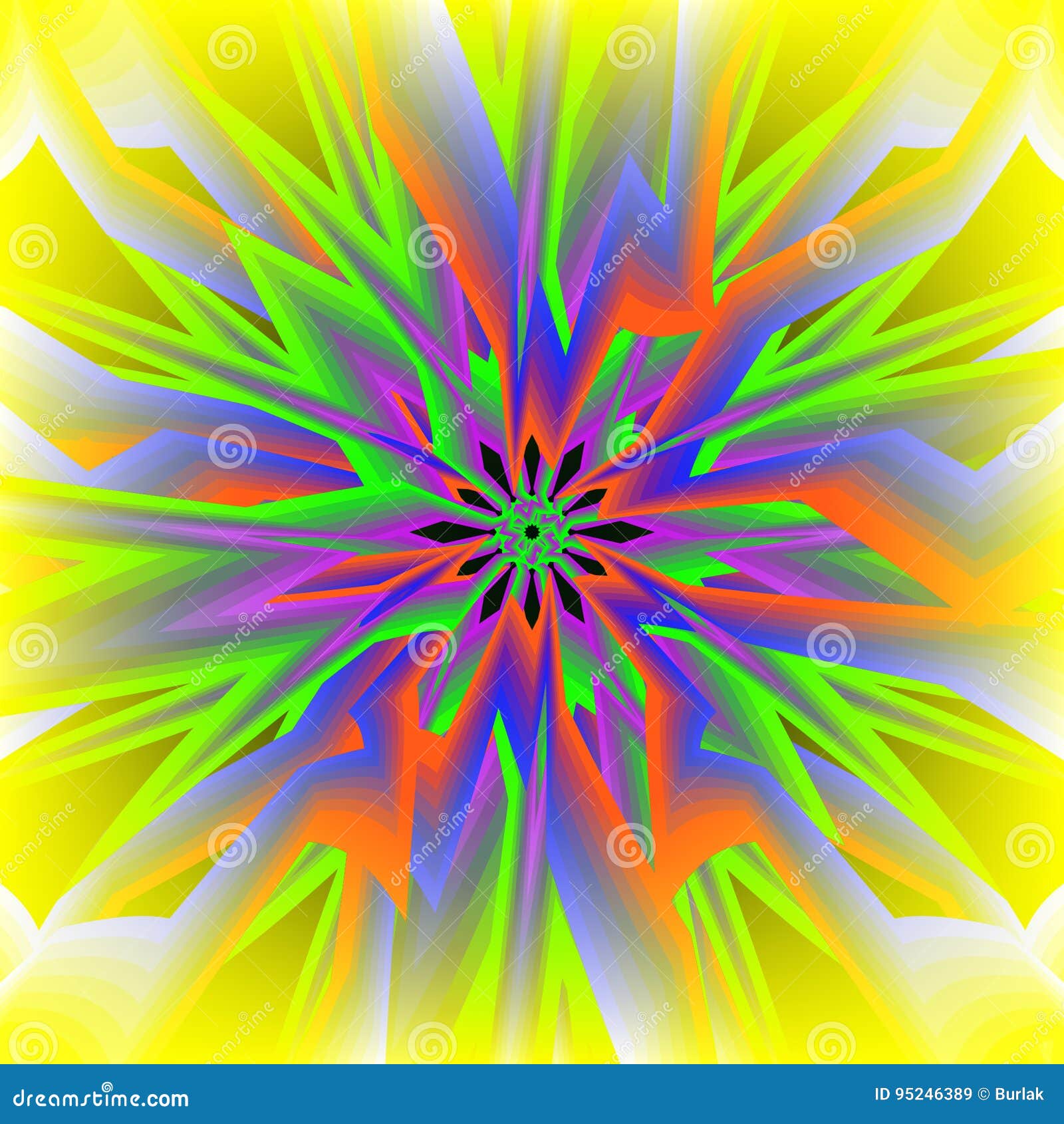 Psychedelic background stock vector. Illustration of graphic - 95246389