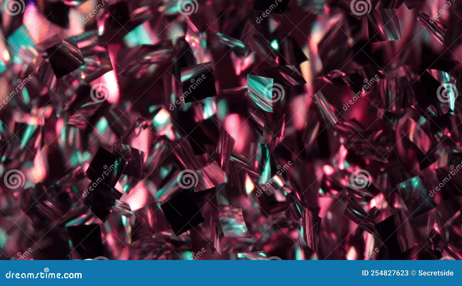 Psychedelic Background with Particles Flowing Stock Video - Video of ...