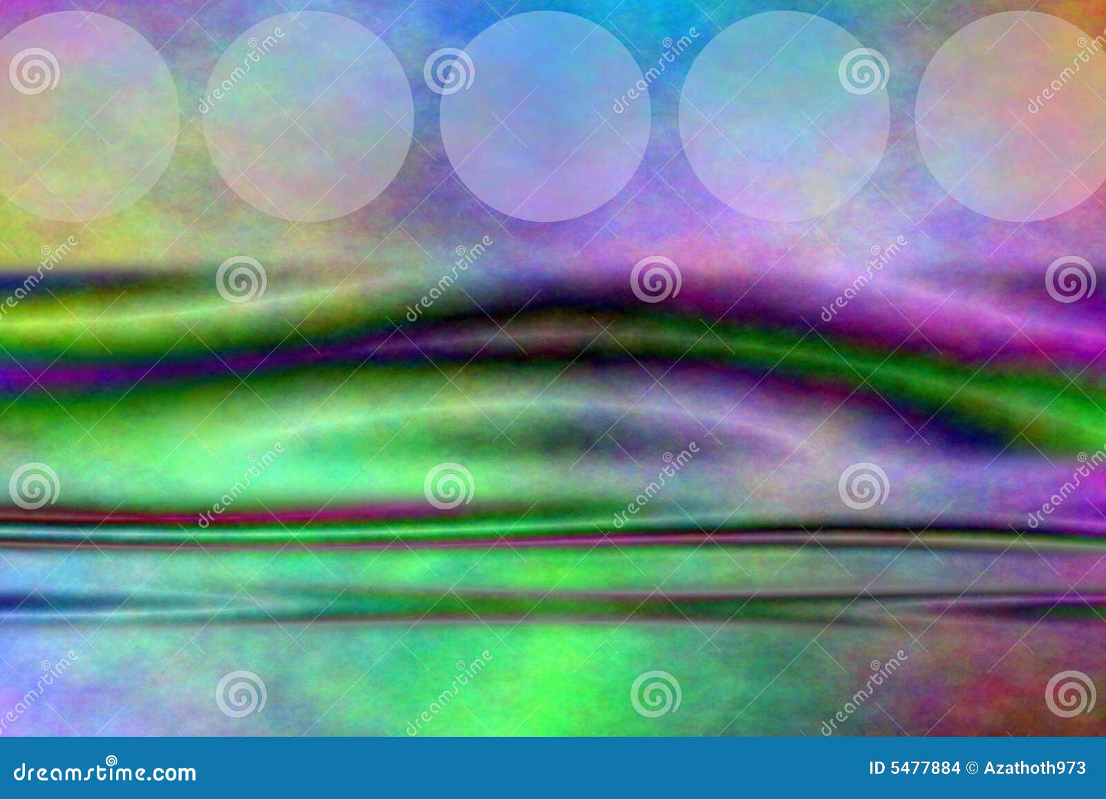 Psychedelic Background with Transparent Circles Stock Illustration ...