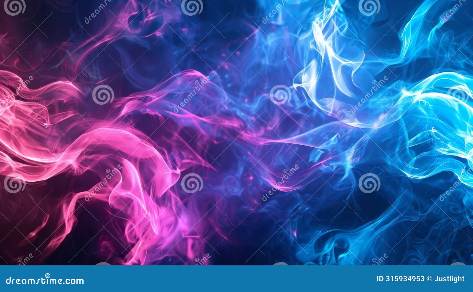 A Psychedelic Blend of Neon Vapor Waves and Smok Stock Illustration ...