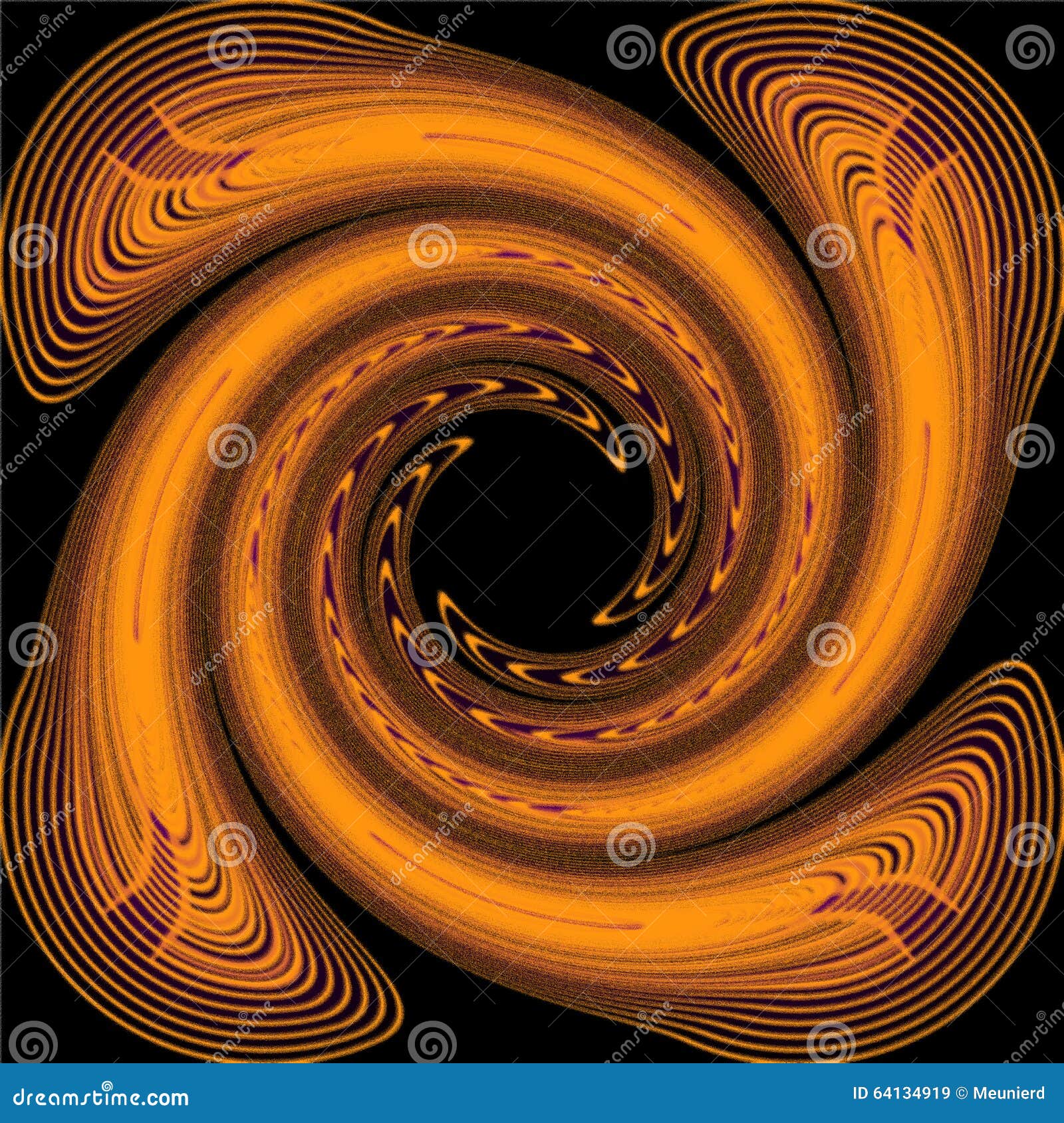 Psychedelic Blur Glass Spiral Stock Illustration - Illustration of ...