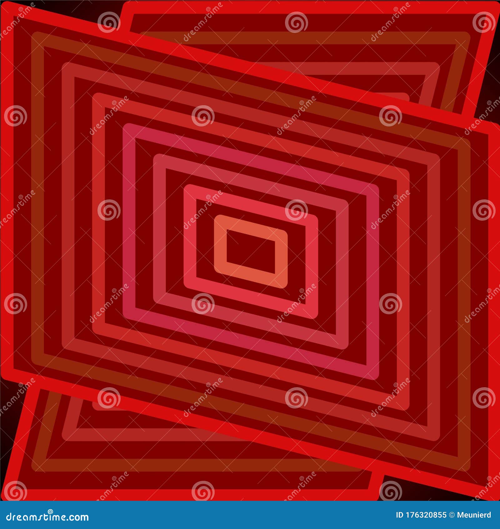 Psychedelic Blur and Transparency Rectangle Stock Illustration ...