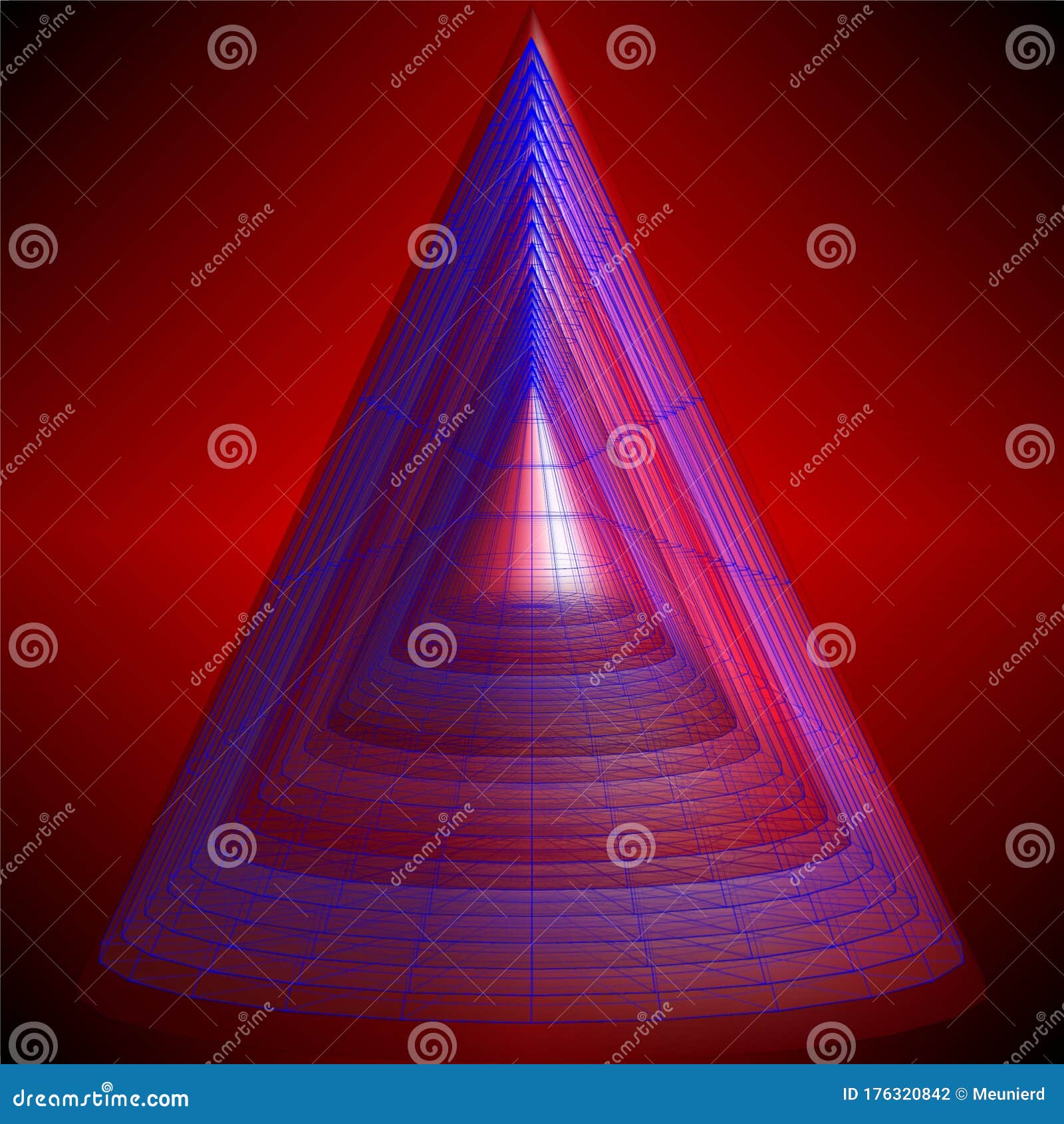 Psychedelic Blur and Transparency Triangles Stock Illustration ...