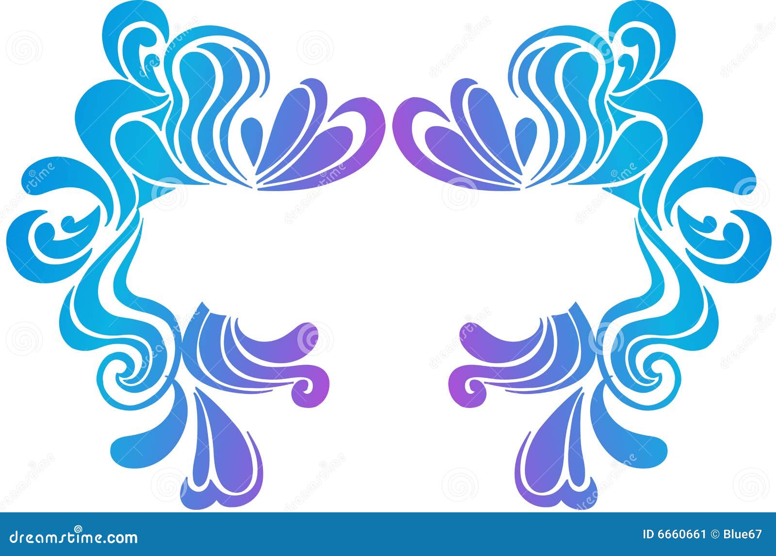 Psychedelic Border Vector Illustration Stock Vector - Illustration of ...