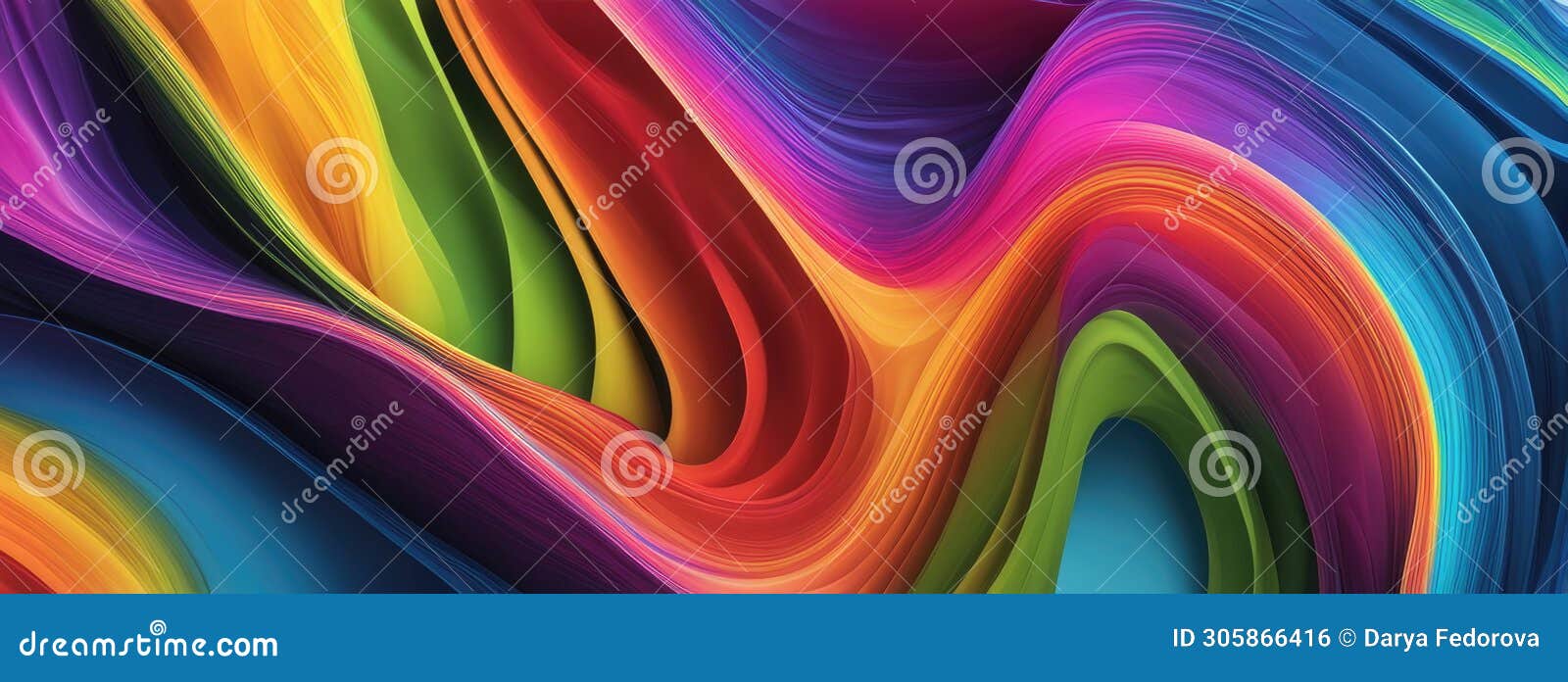 Psychedelic Bright Rainbow Swirl Pattern Stock Illustration ...
