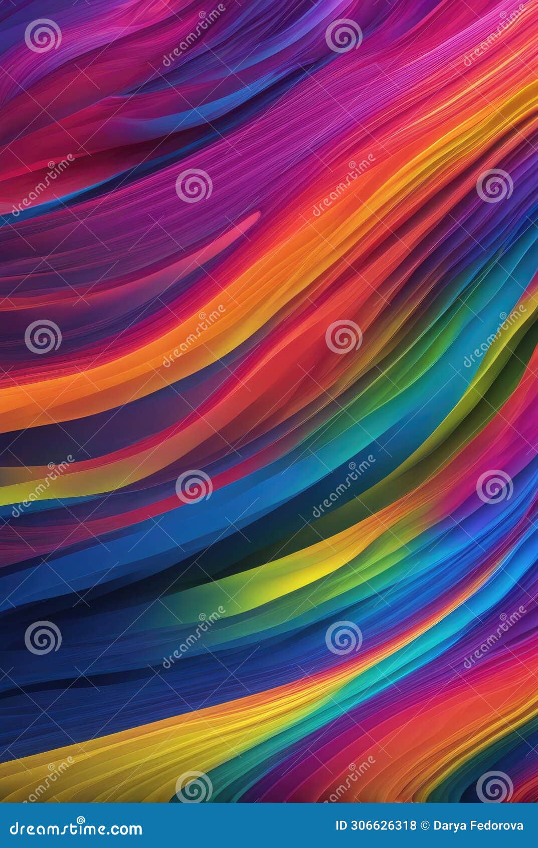 Psychedelic Bright Rainbow Swirl Pattern Stock Photo - Image of ...
