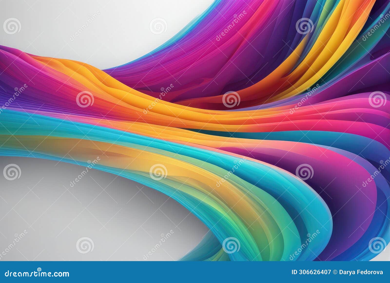 Psychedelic Bright Rainbow Swirl Pattern Stock Illustration ...