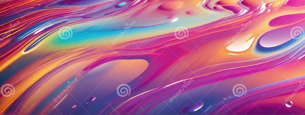Psychedelic Bright Rainbow Swirl Pattern Stock Illustration ...