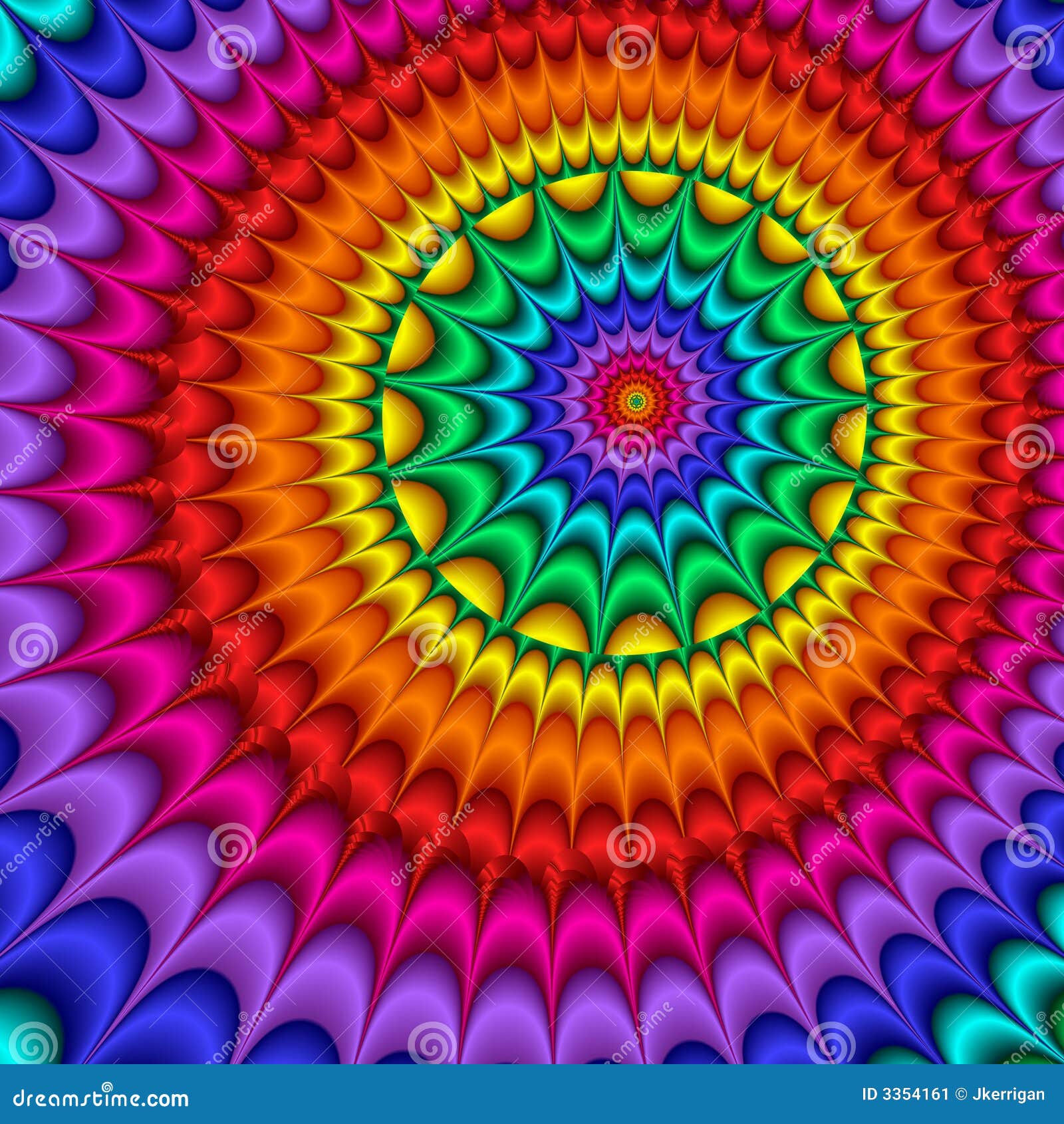 Psychedelic Burst stock illustration. Illustration of burst - 3354161