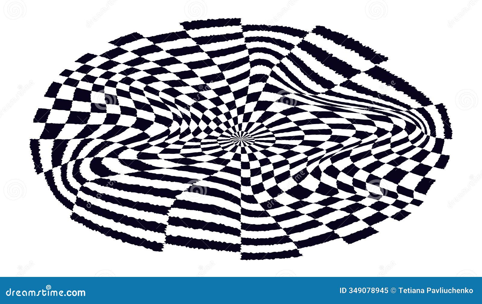 Psychedelic Checkerboard Pattern Stock Vector - Illustration of ...