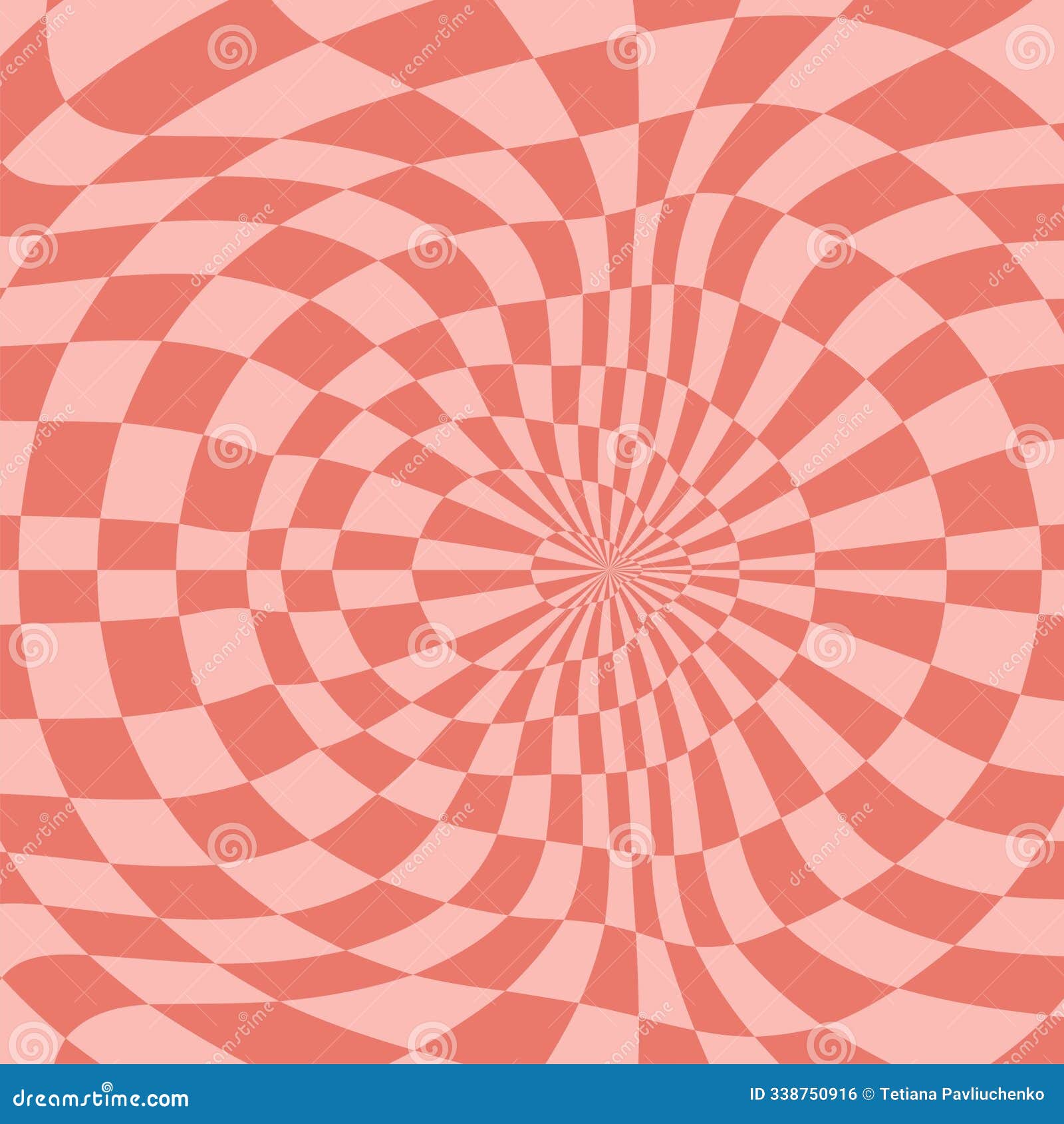 Psychedelic Checkerboard Poster Stock Vector - Illustration of line ...