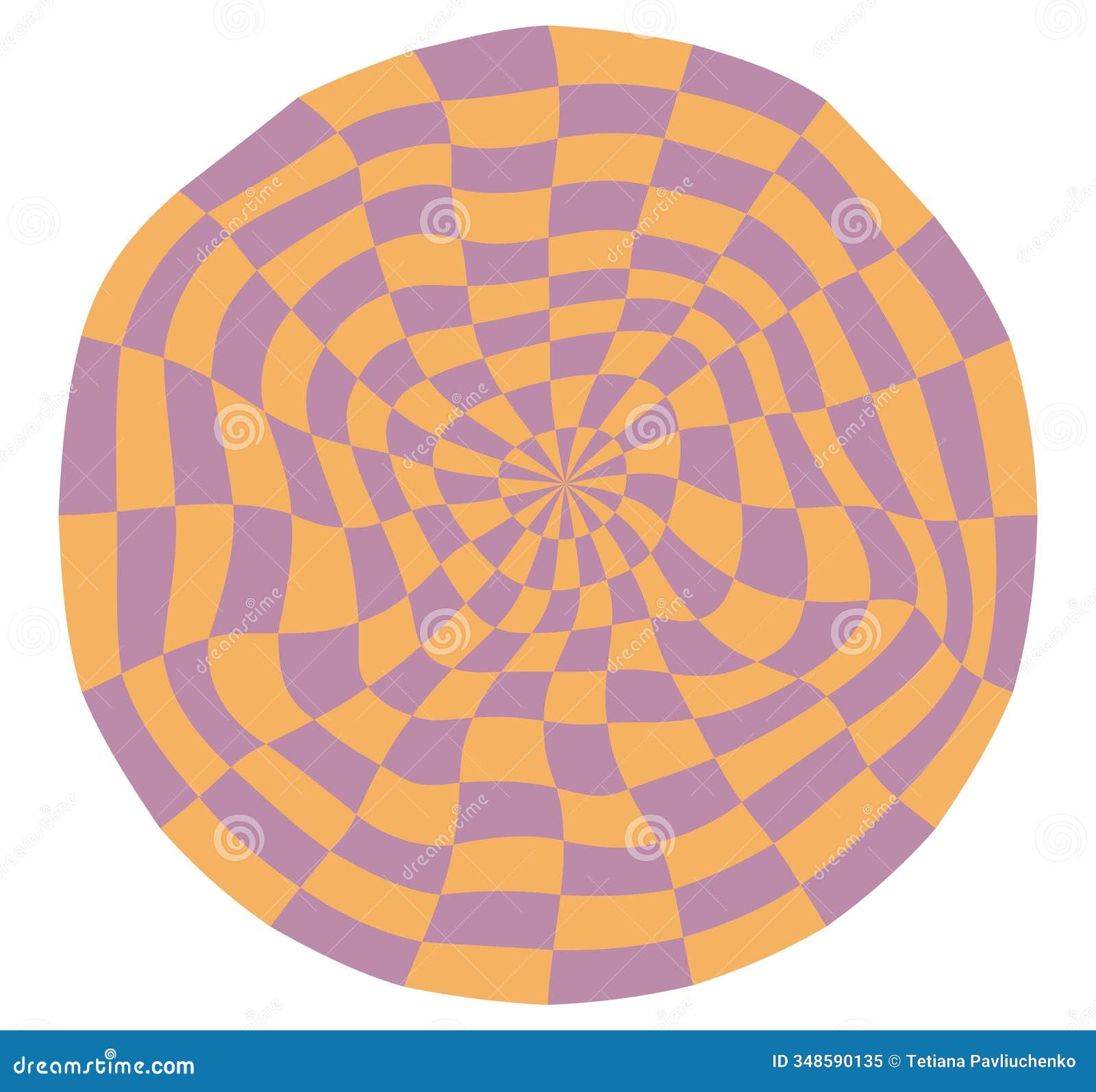 Psychedelic Checkerboard Poster Stock Illustration - Illustration of ...