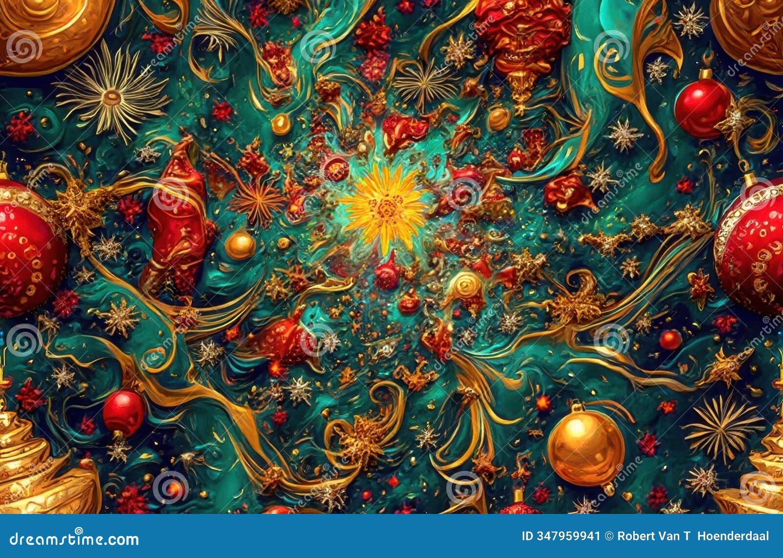 Psychedelic Christmas Decoration Wallpaper at 2-11-2024 Stock ...