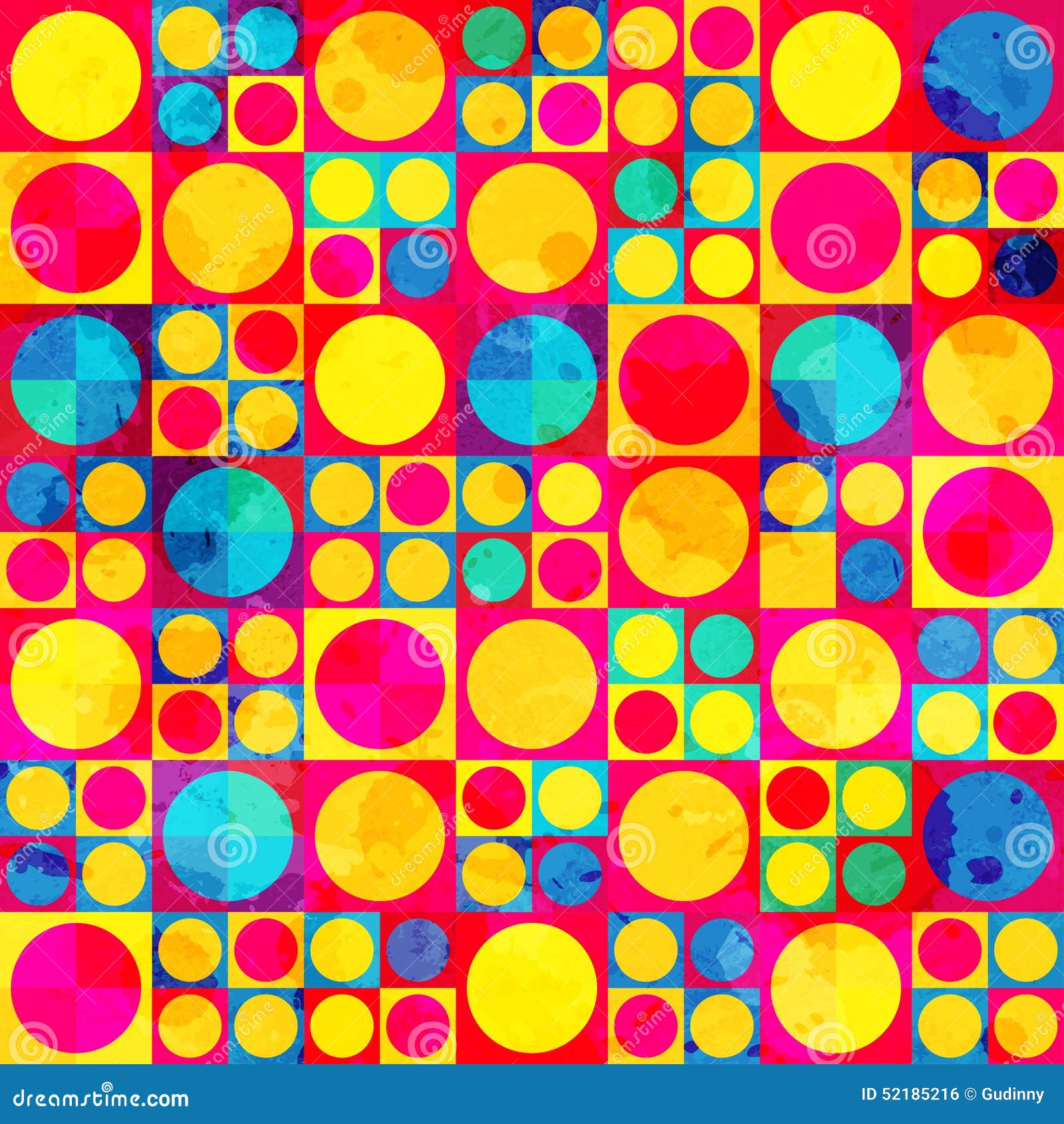 Circle Seamless Pattern. Repeating Dot. Repeated Metaball Wallpaper ...
