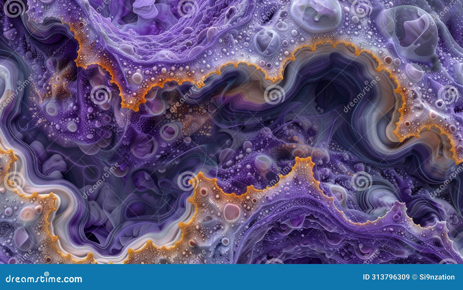 Psychedelic Colored Abstract Wave Art Background by Blending Irregular ...