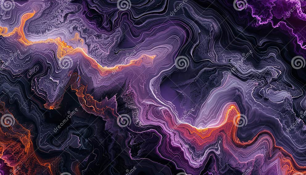 Psychedelic Colored Abstract Wave Art Background by Blending Irregular ...