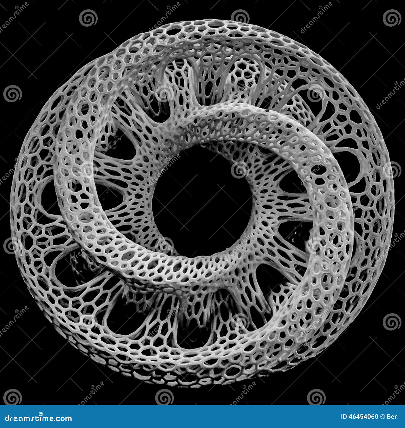 Psychedelic 3d Spiral. stock photo. Image of macro, beautiful - 46454060