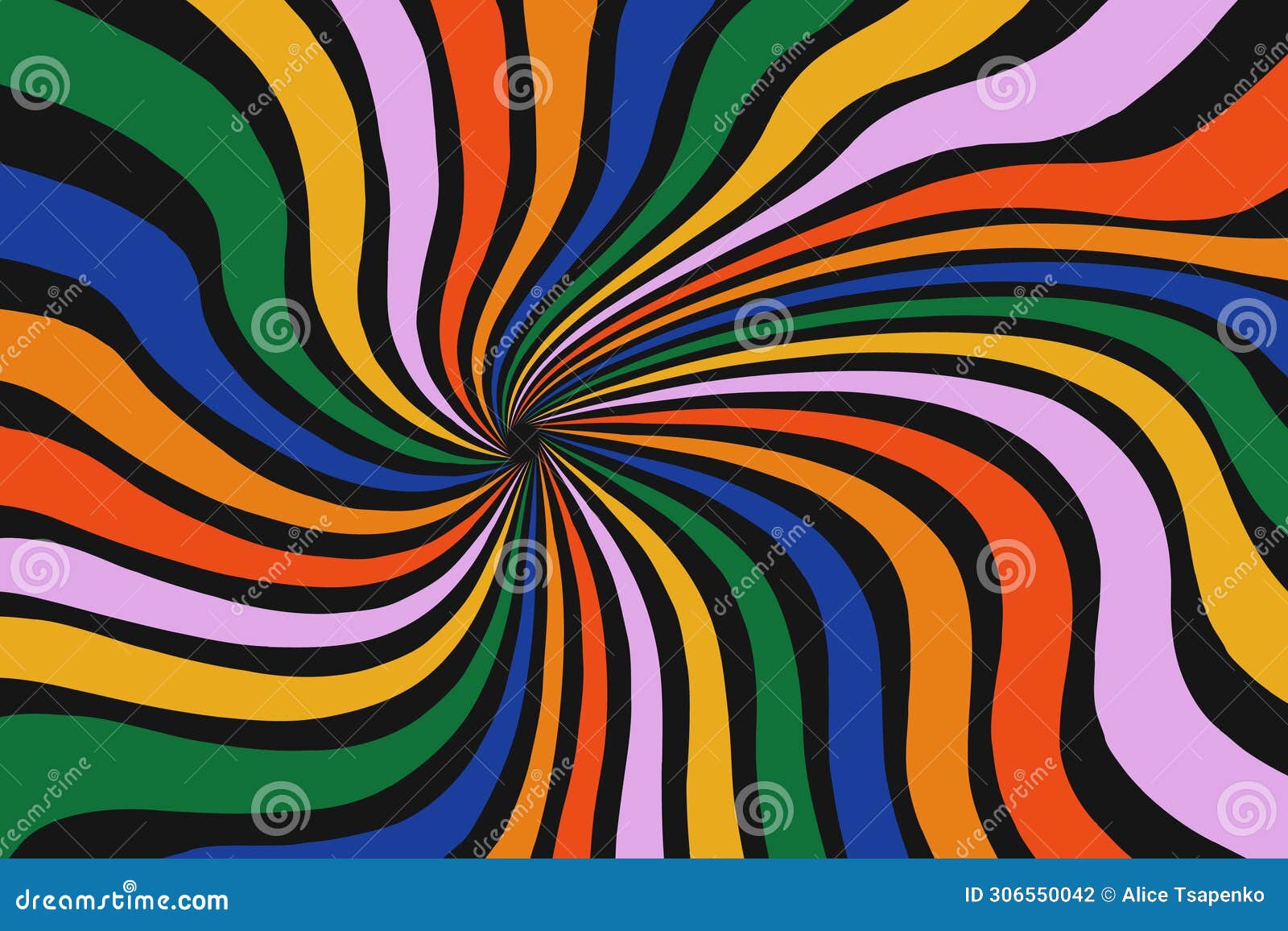 Psychedelic Distorted Lines Seamless Texture With Moire Effect ...