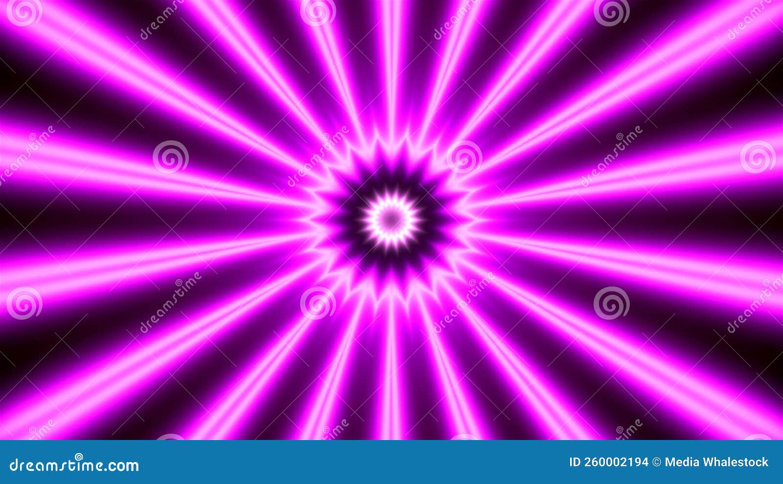 Psychedelic Flashing Neon Pattern with Rings and Lines. Motion Stock ...