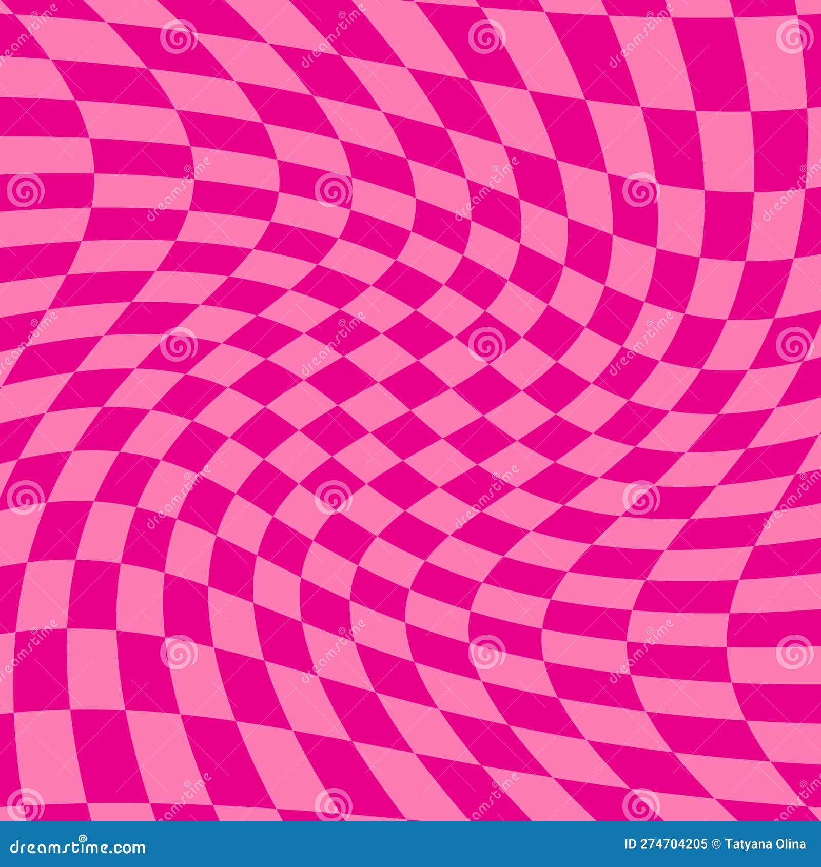 Psychedelic Geometric Pattern with Squares Stock Vector - Illustration ...