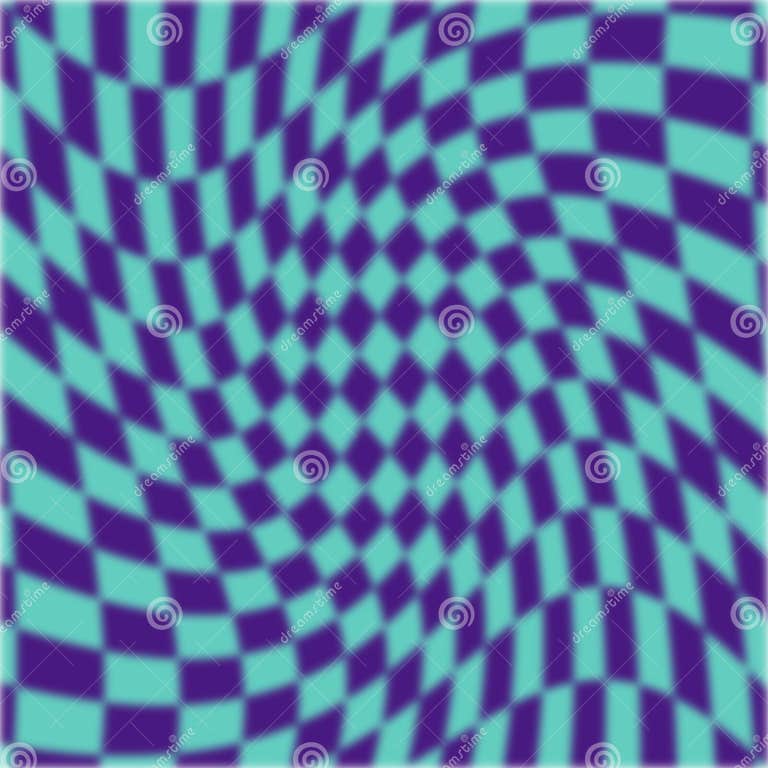 Psychedelic Geometric Pattern with Squares Stock Vector - Illustration ...